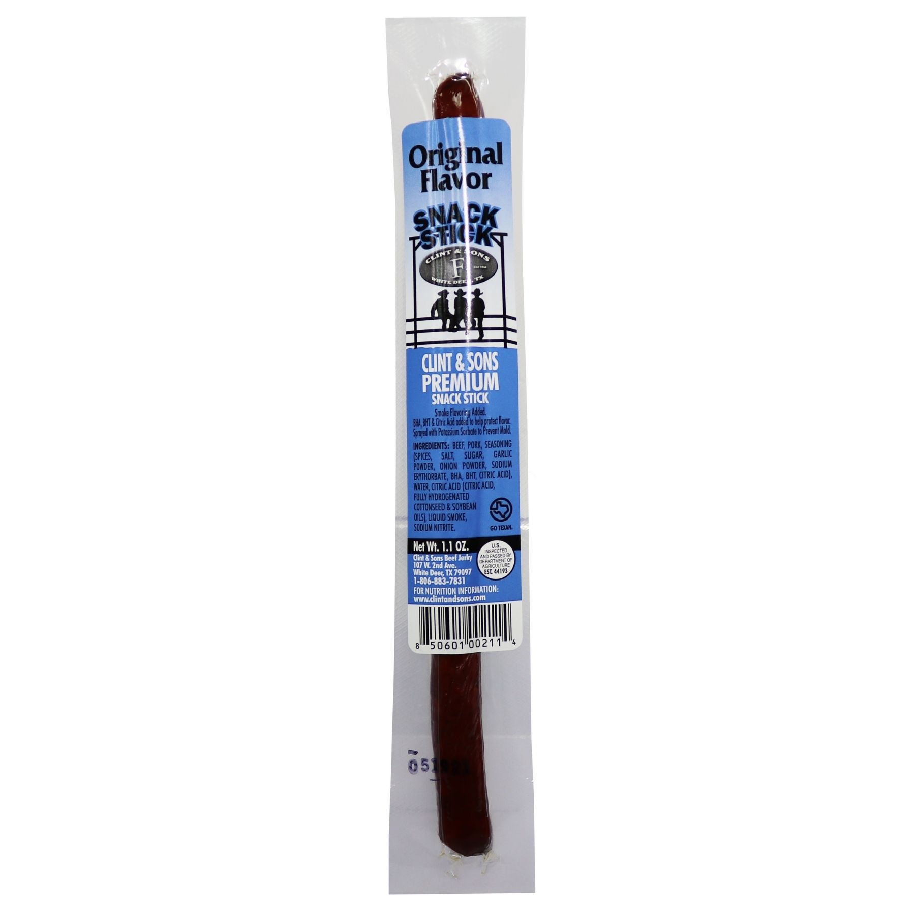 Clint & Sons Original Snack Stick - Shop Jerky at H-E-B