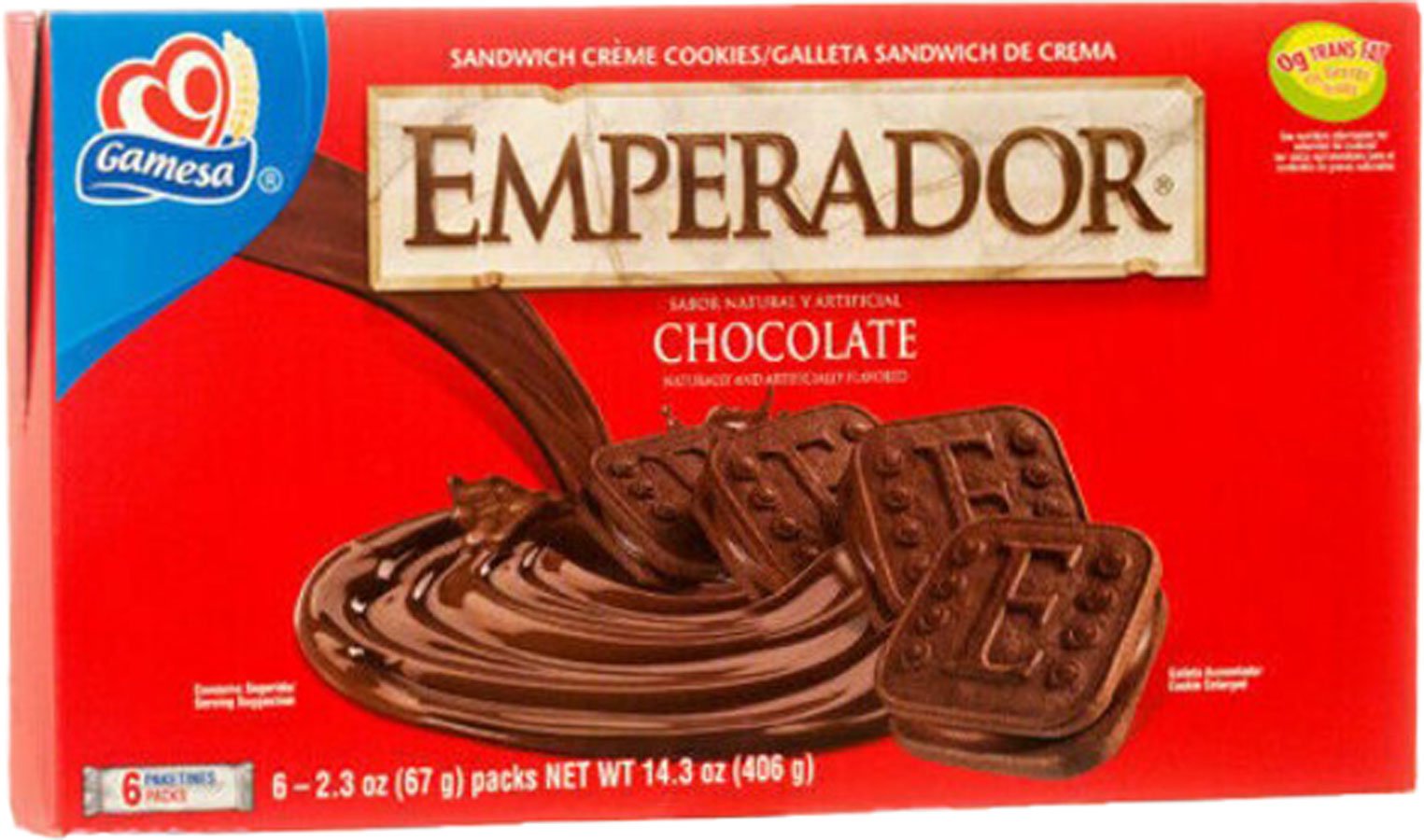 Gamesa Emperador Chocolate Single Cookies - Shop Cookies at H-E-B