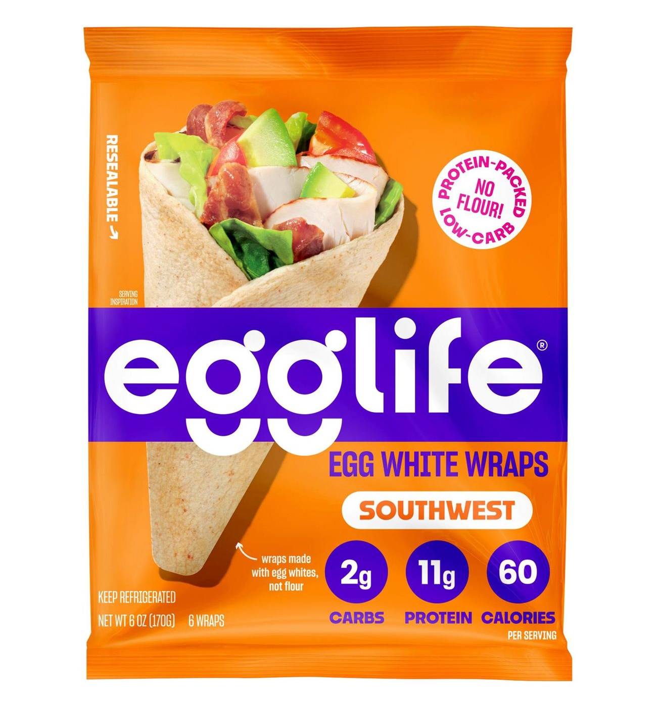 Egglife Southwest Style Egg White Wraps - Shop Tortillas at H-E-B