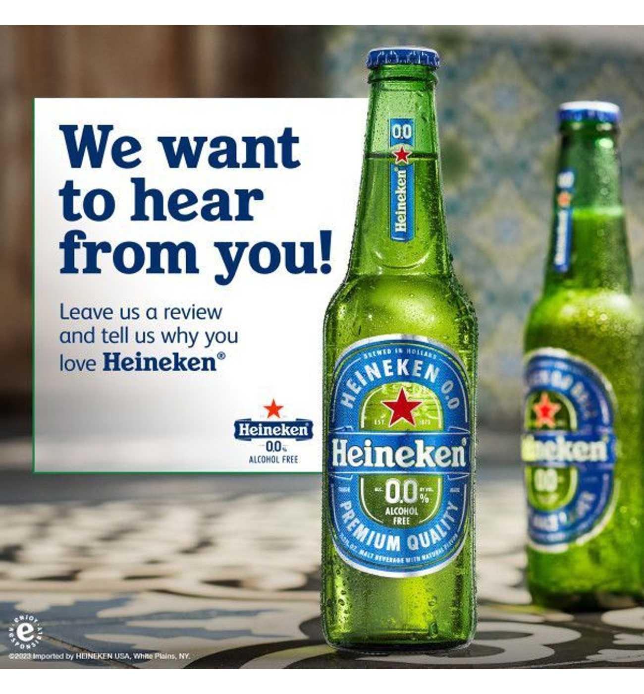 Heineken Non-Alcoholic Beer 12 pk Cans - Shop Beer at H-E-B