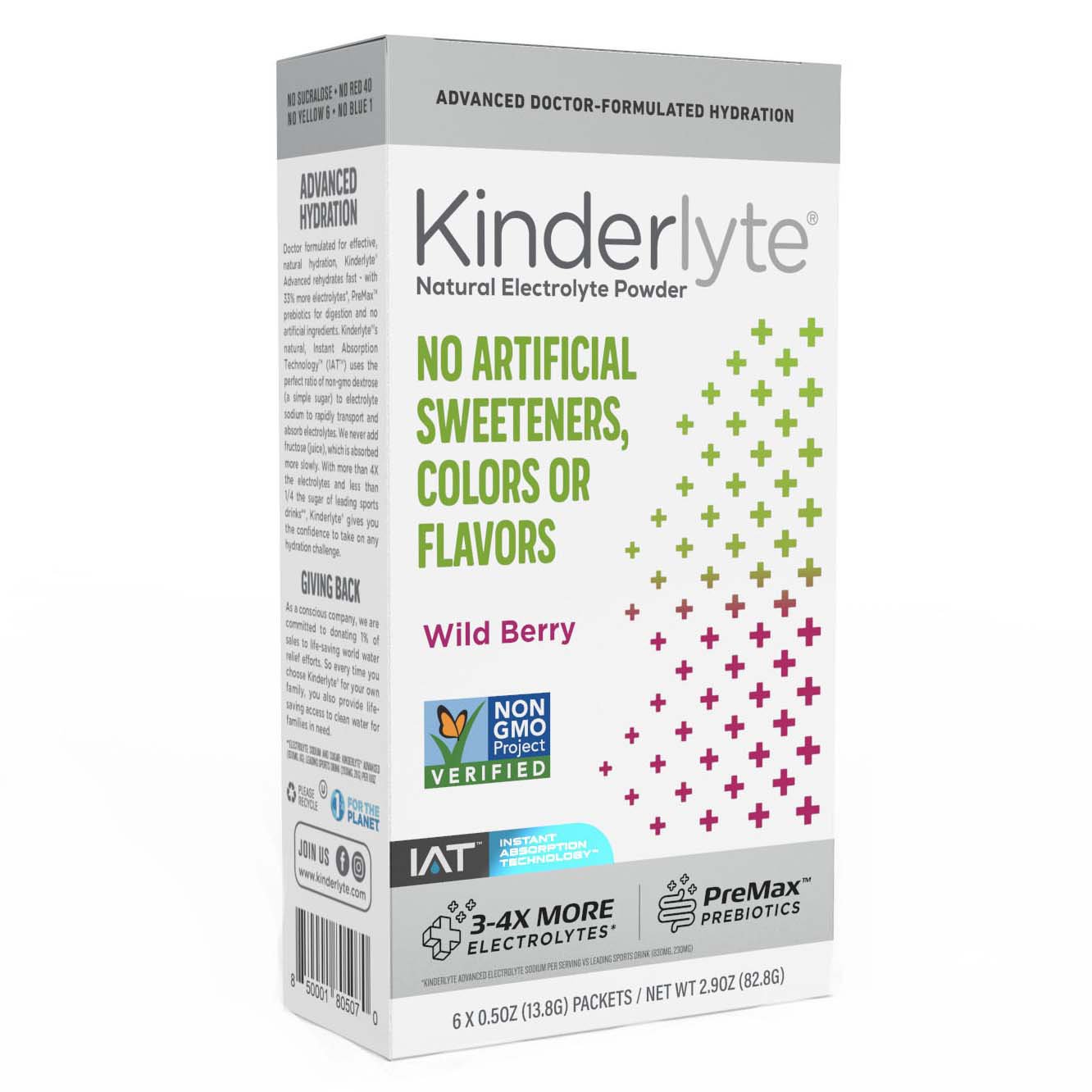 Kinderlyte Advanced Electrolyte Powder Wild Berry - Shop Cough, cold ...