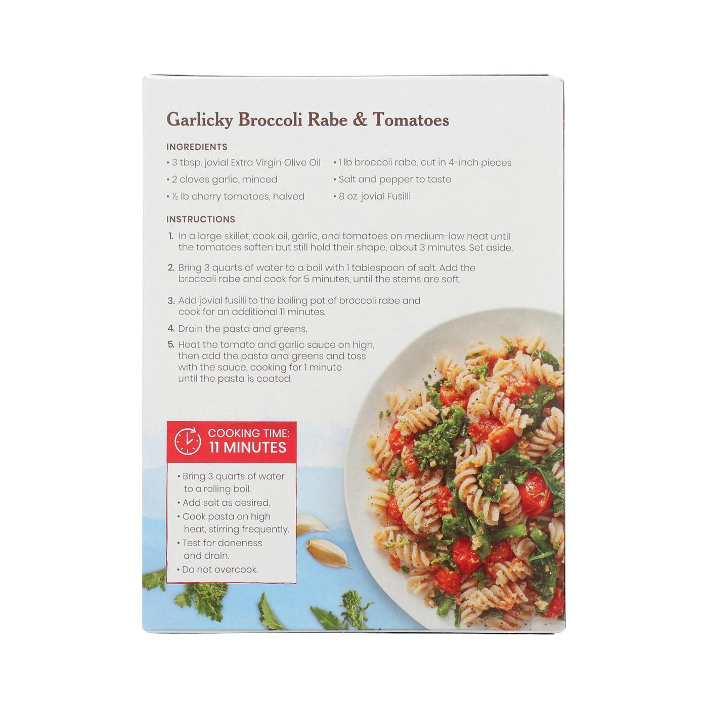 Jovial Grain Free Cassava Fusilli Shop Pasta At H E B