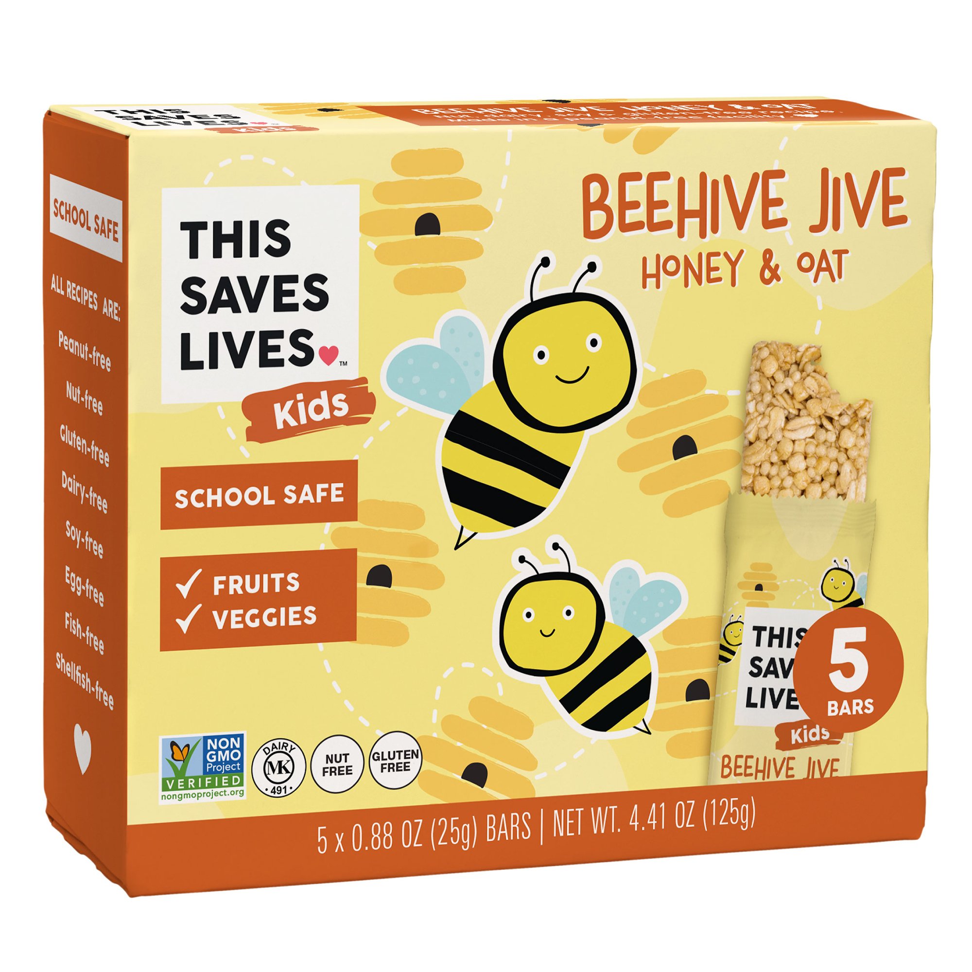This Saves Lives Beehive Oats And Honey Bars - Shop Granola & snack ...
