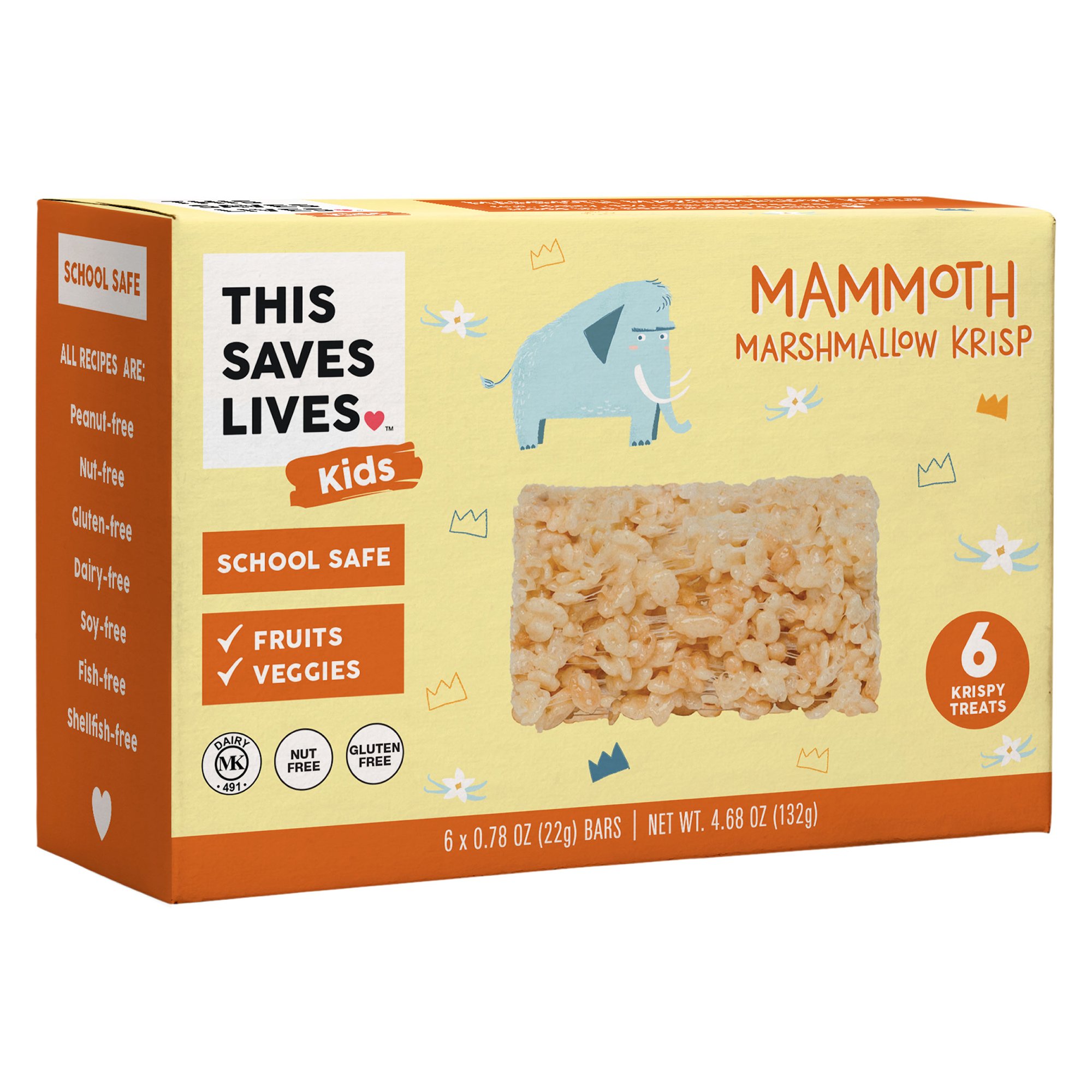 This Saves Lives Kids Mammoth Marshmallow Krispy Treats - Shop Granola ...