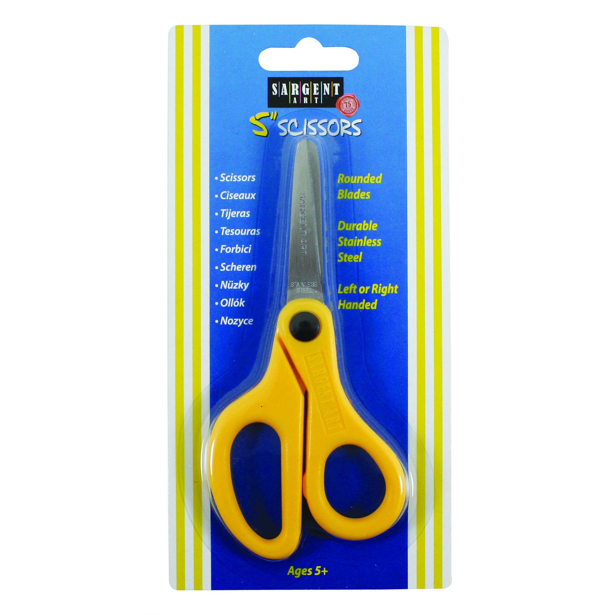 Sargent Art Yellow Rounded Kid's Scissors - Shop Tools & equipment at H-E-B