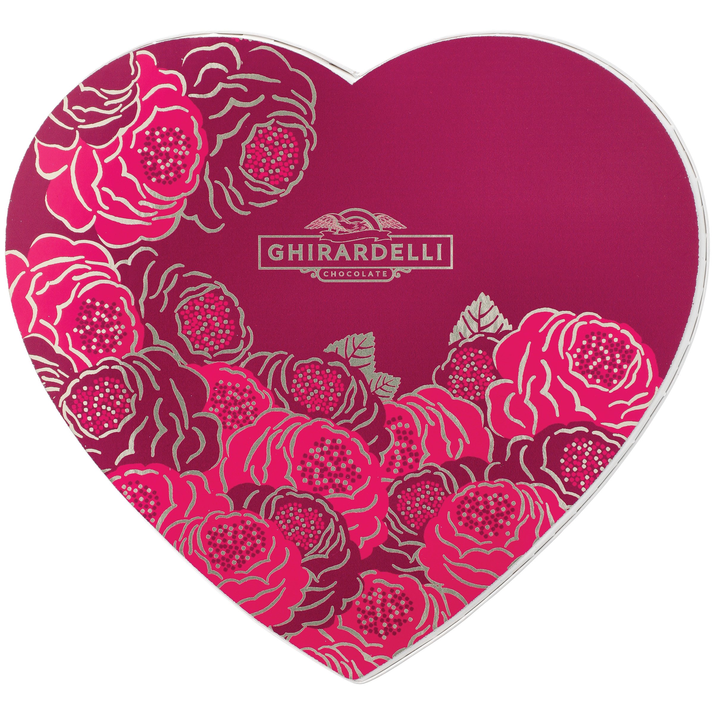 Ghirardelli Chocolate Caramel Collection Hearts Valentine's Gift Box ...