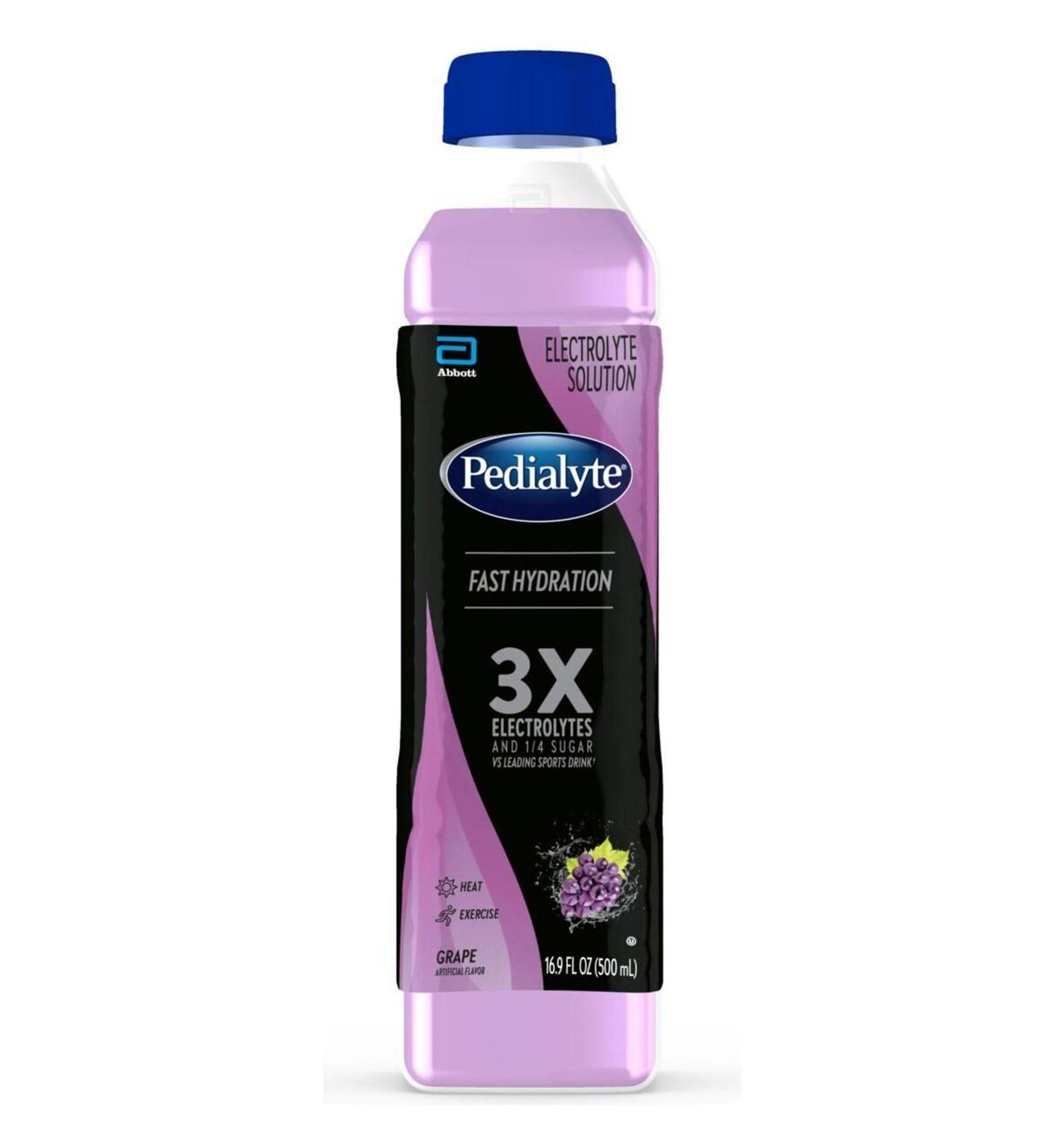 Pedialyte Pedialyte Electrolyte Solution Ready-to-Drink Grape Bottle ...