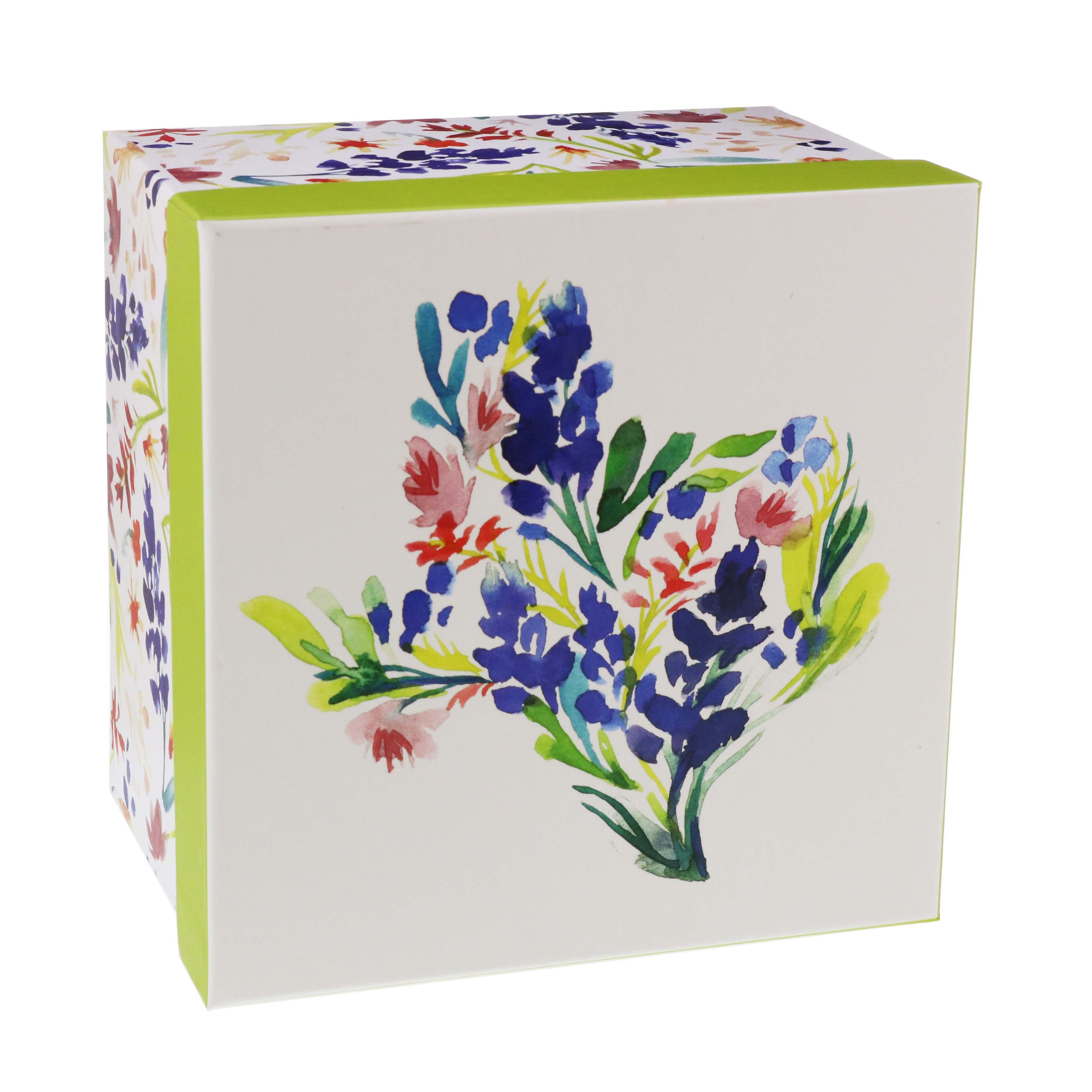 Haven & Key Bluebonnet Collection White Texas Gift Box - Shop Gift wrap ...