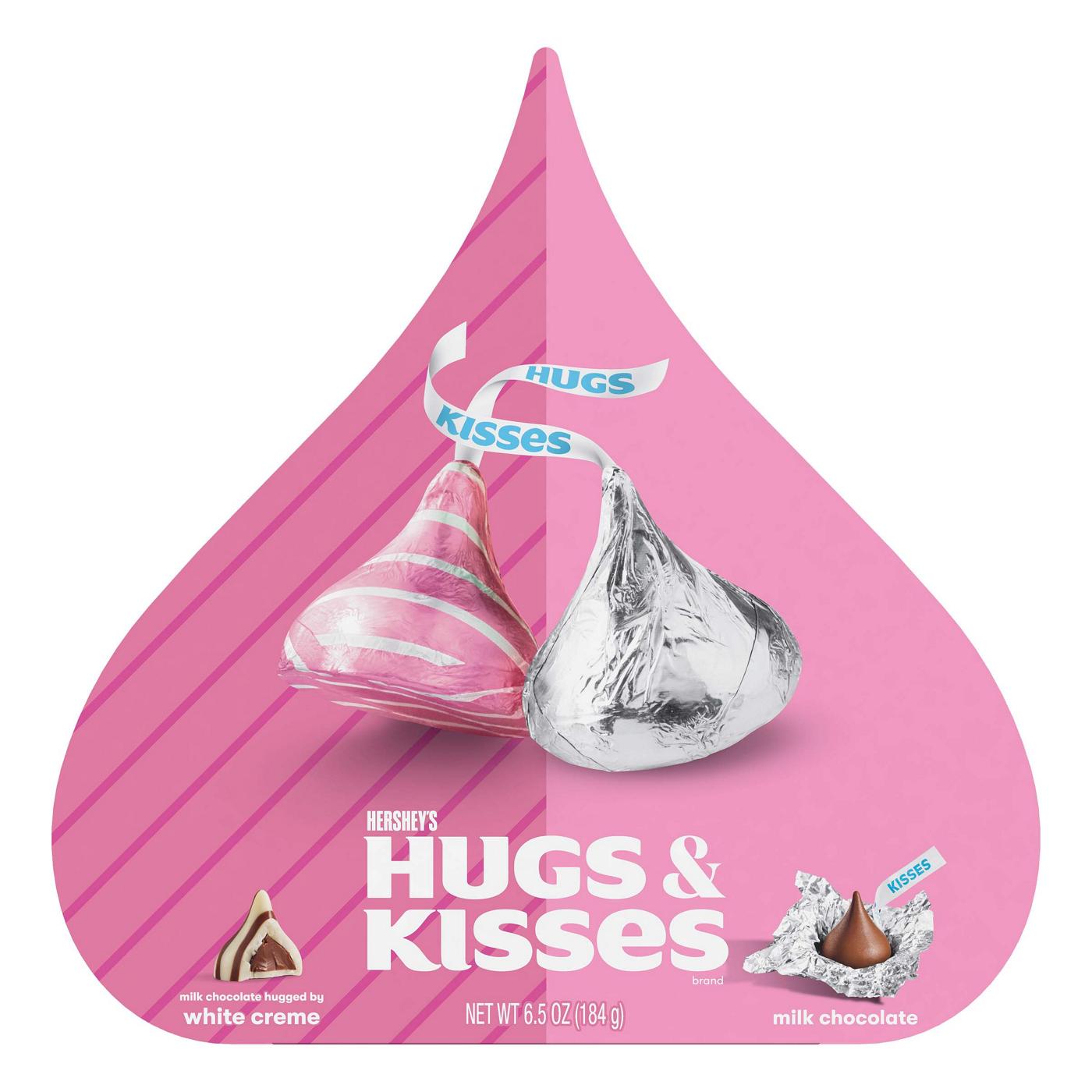 Hershey's Hugs & Kisses Assorted Valentine's Candy Gift Box - Shop ...