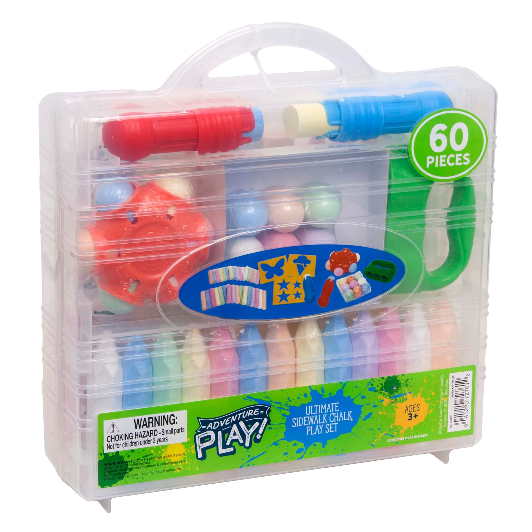Adventure Play! Ultimate Sidewalk Chalk Playset with Carry Case - Shop ...
