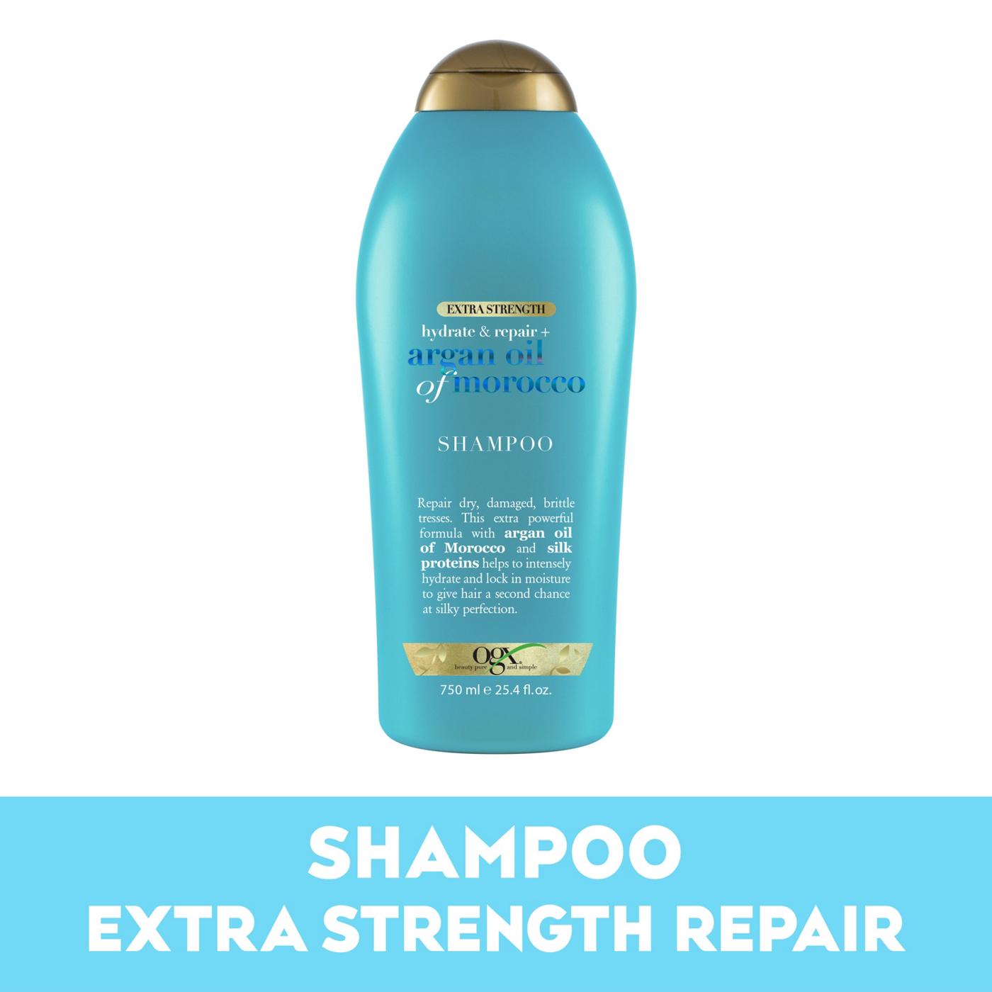 OGX Hydrate & Repair Argan Oil of Morocco Shampoo - Extra Strength ...