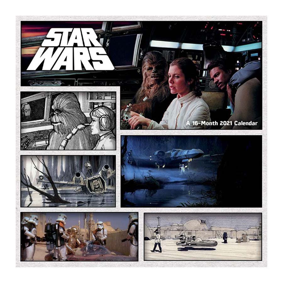 Trends International Star Wars 2021 Calendar - Shop Planners ...