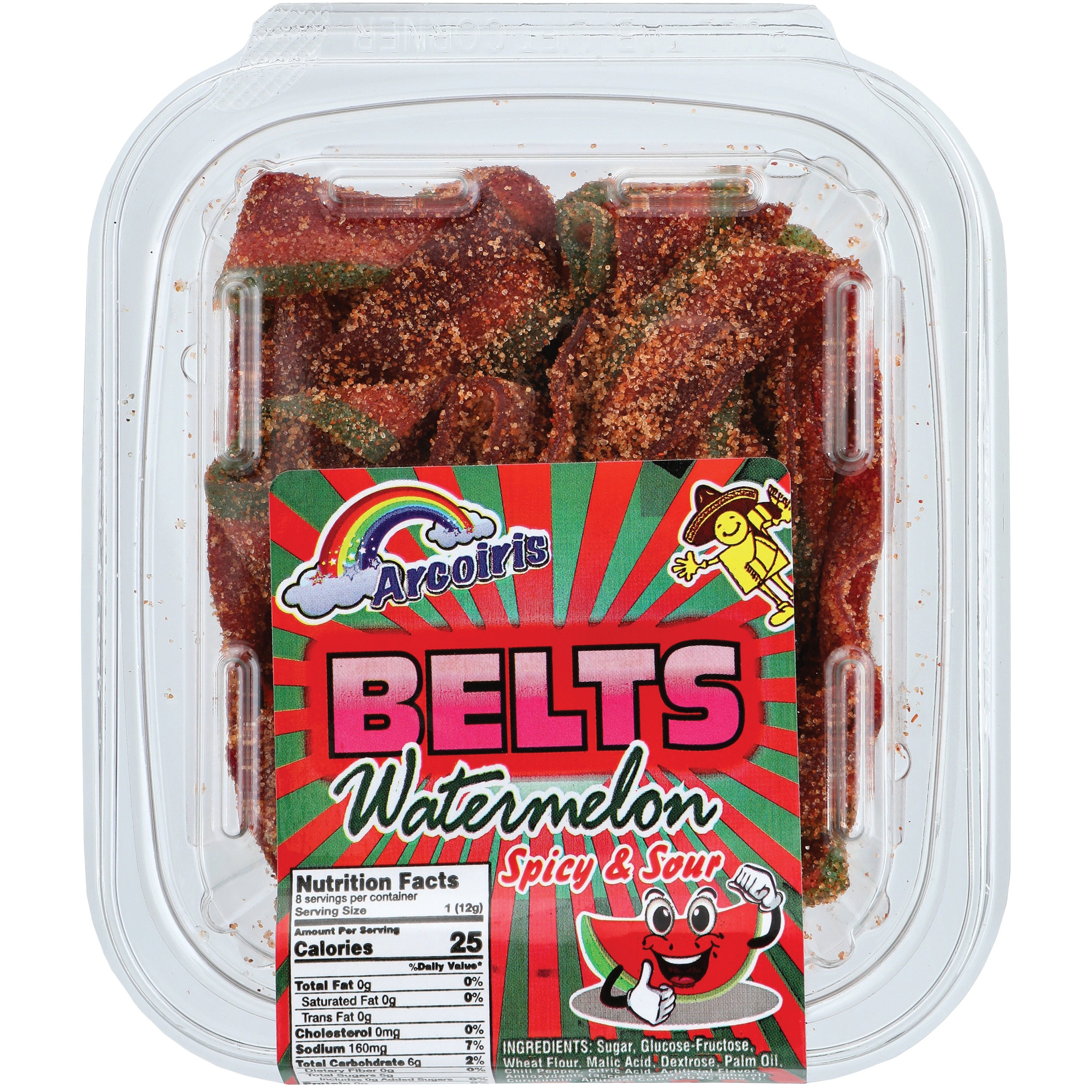 Arcoiris Spicy & Sour Watermelon Belts - Shop Candy at H-E-B