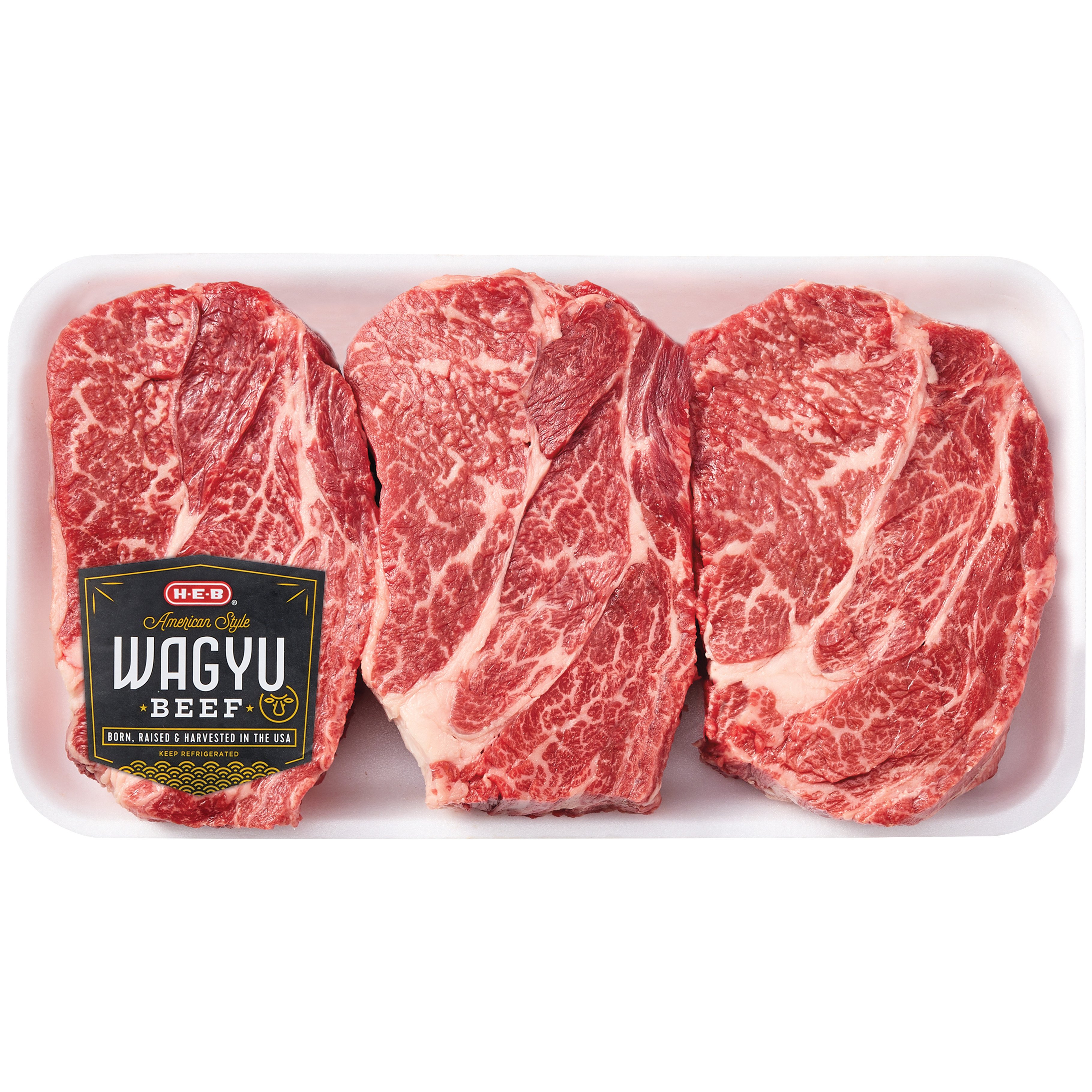 H-E-B American Style Wagyu Beef Chuck Eye Steak - Shop Beef at H-E-B