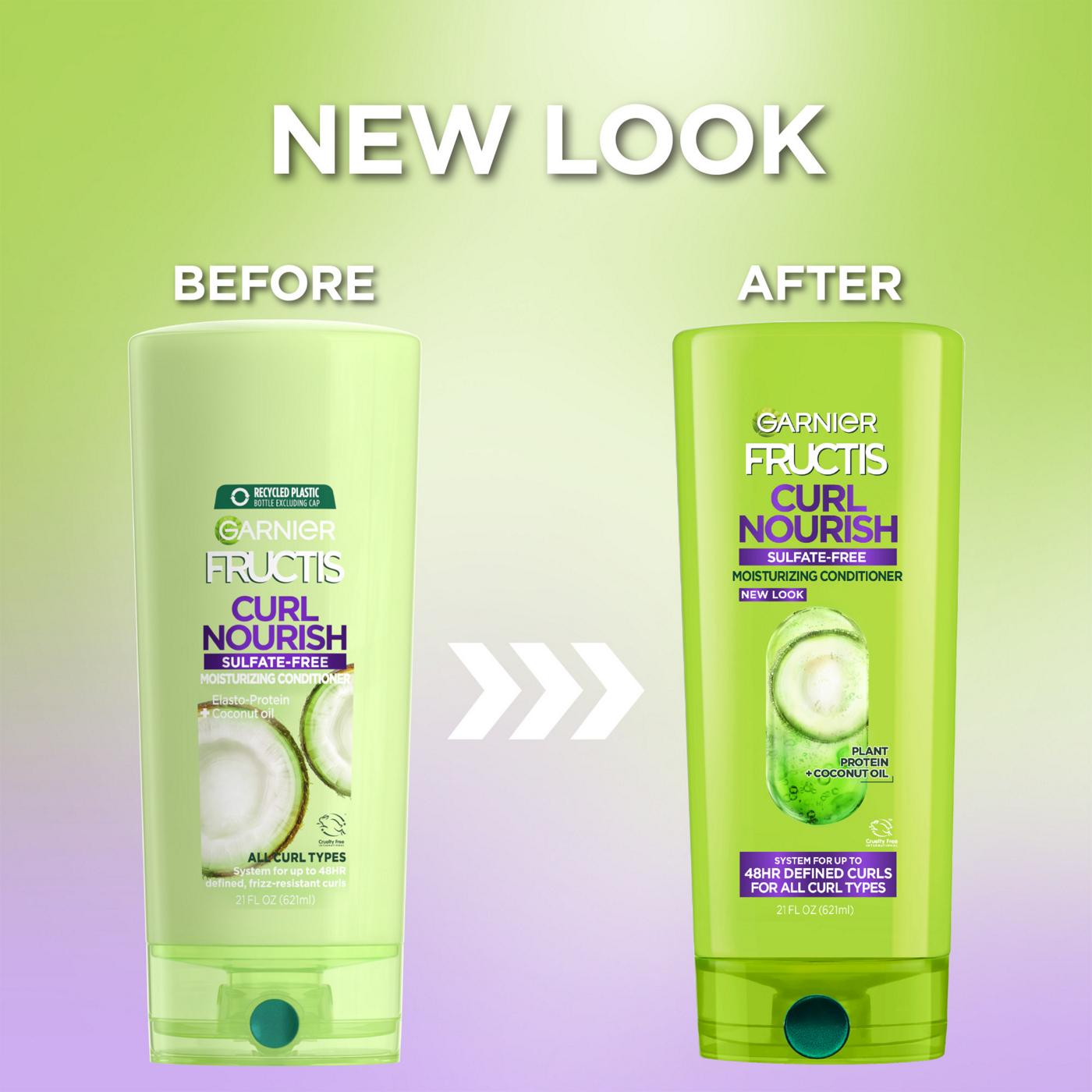Garnier Fructis Curl Nourish Moisturizing Conditioner - Shop Shampoo ...