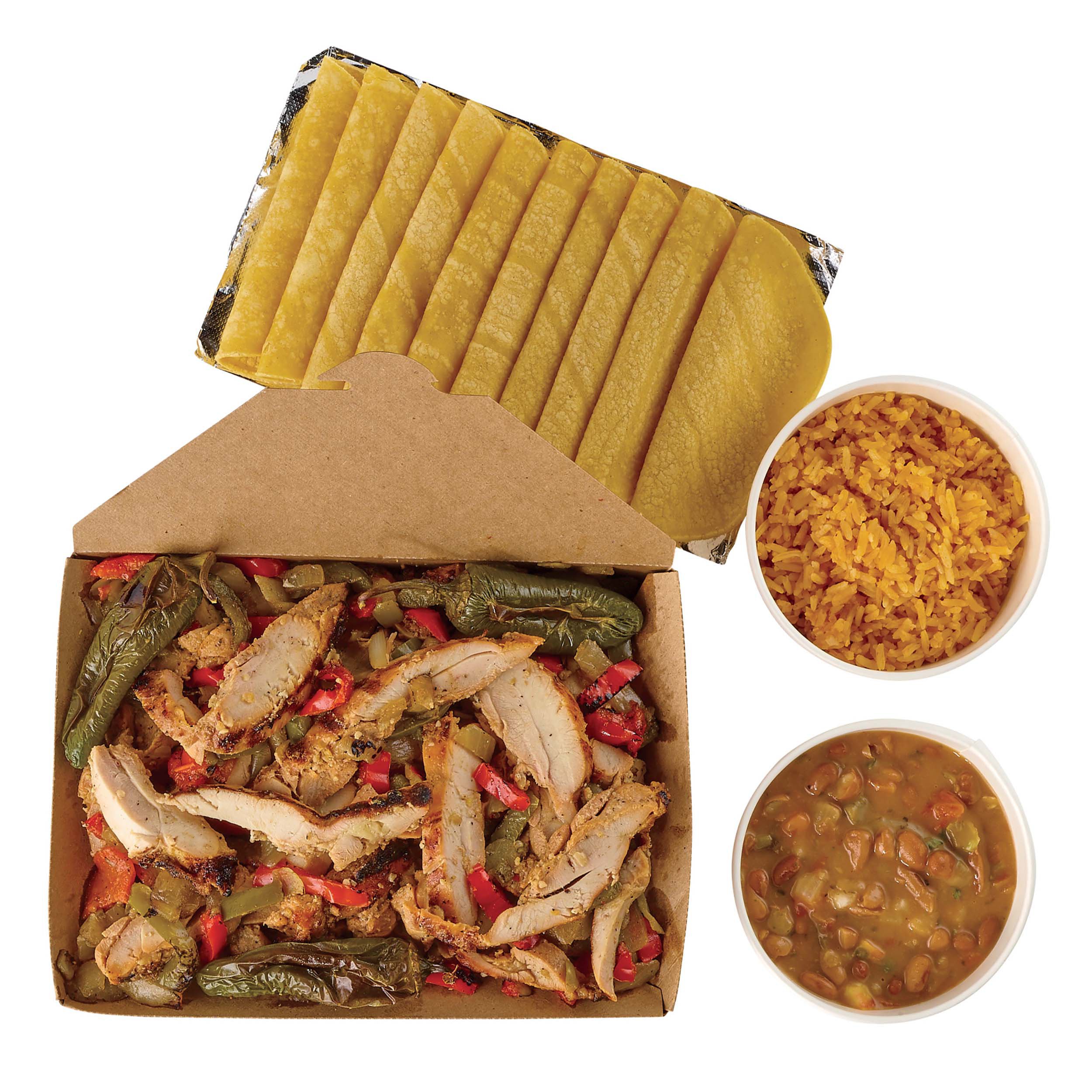 Flaming Bird Chicken Fajita Combo (Sold Hot) - Shop Entrees & sides at ...