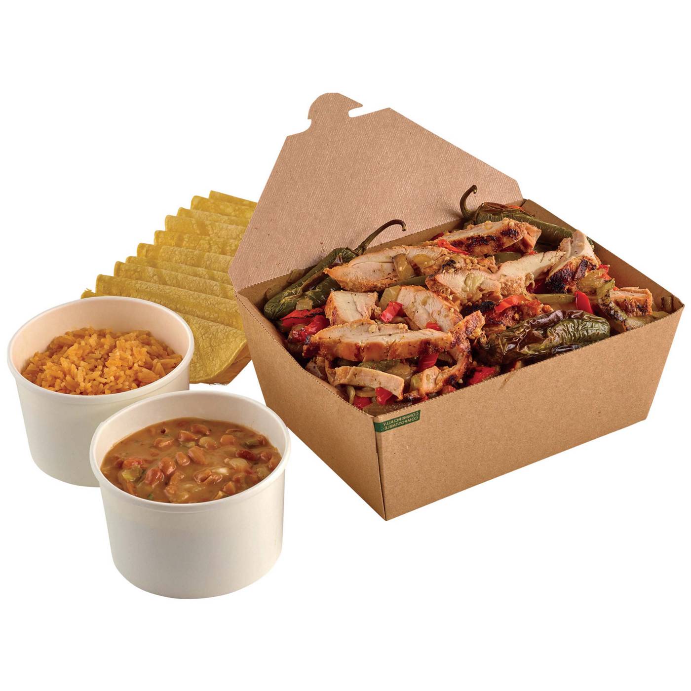 Flaming Bird Chicken Fajita Combo (Sold Hot) - Shop Entrees & sides at ...