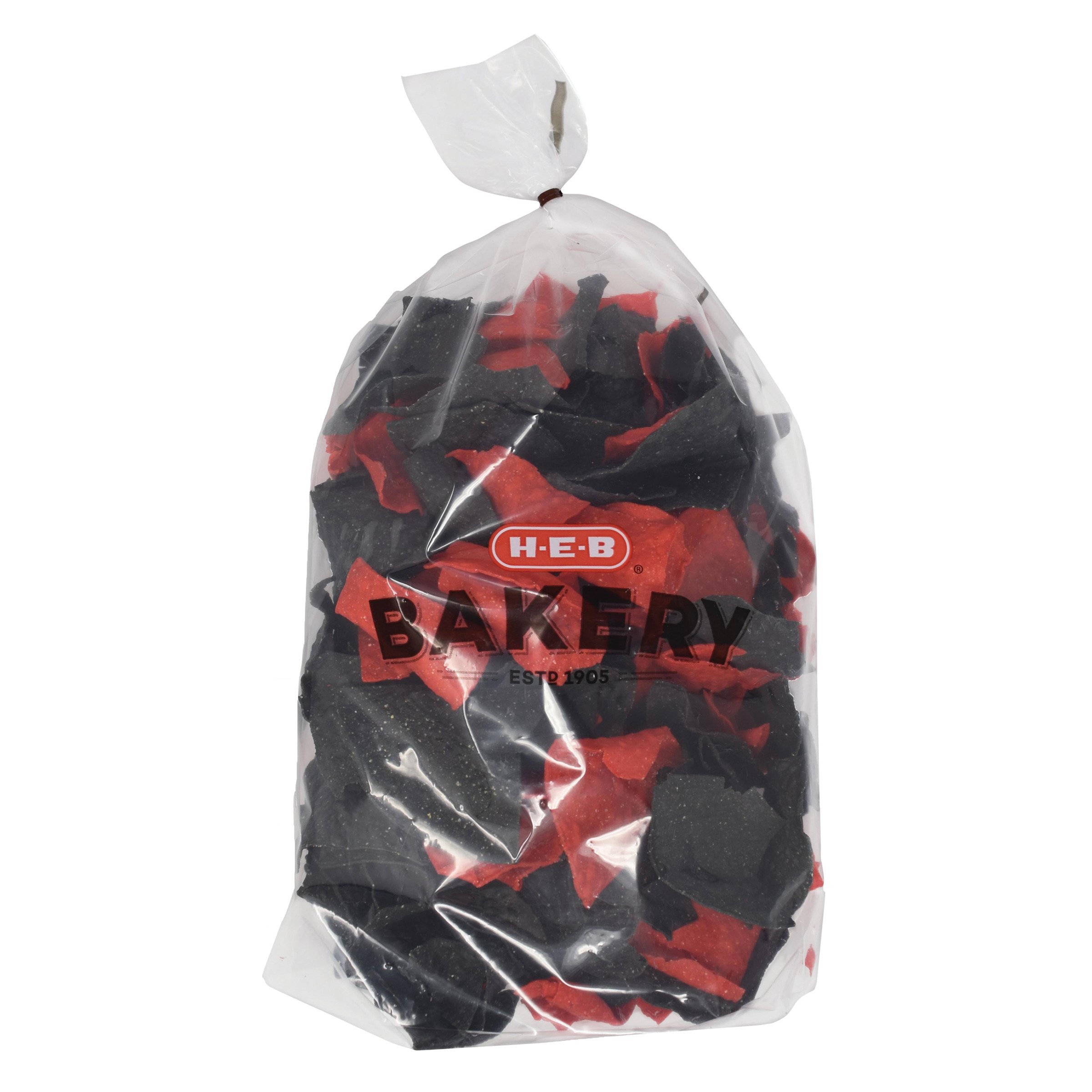H-E-B Red & Black Tortilla Chips - Shop Chips at H-E-B