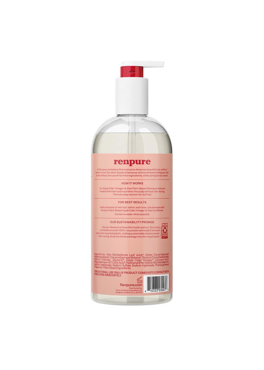 Renpure Apple Cider Vinegar And Aloe Clarify And Shine Shampoo Shop