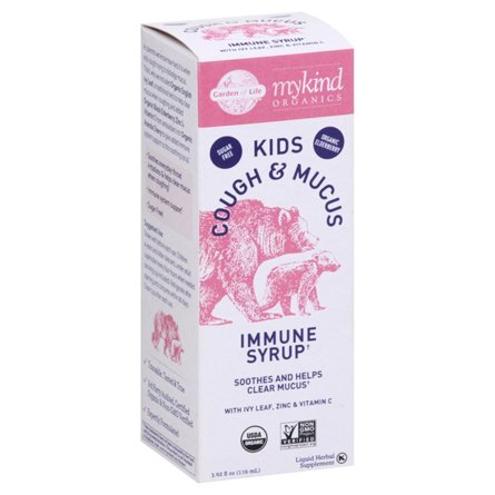 Garden Of Life MyKind Organics Kids Cough & Mucus Immune Syrup, 3.92 fl ...