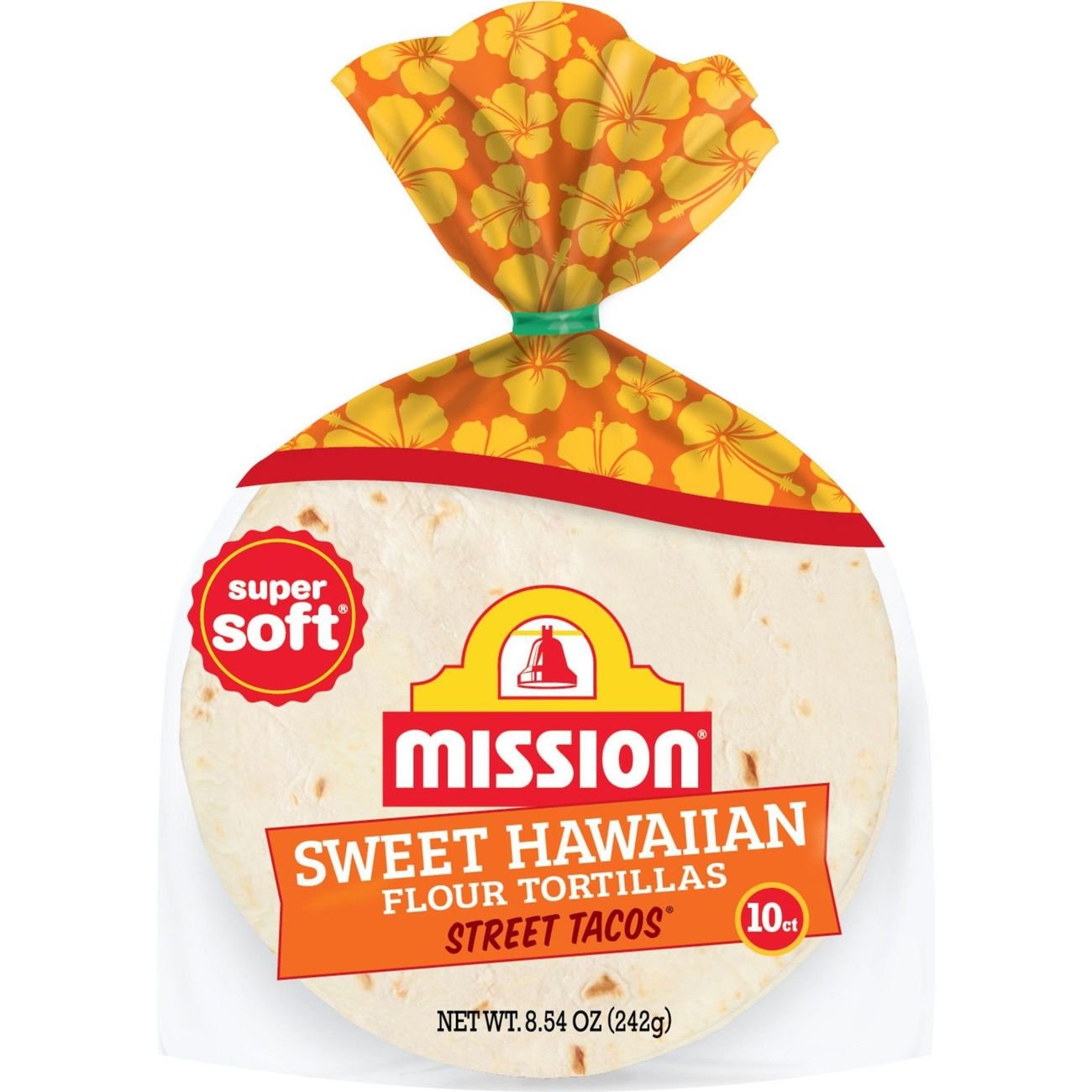 Mission Super Soft Sweet Hawaiian Flour Tortillas, Street Taco Size ...