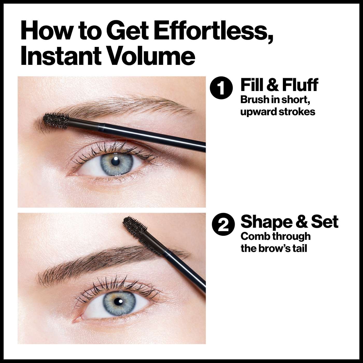 Revlon ColorStay Brow Fiber Filler Brow Gel, 302 Warm Brown - Shop Brow ...