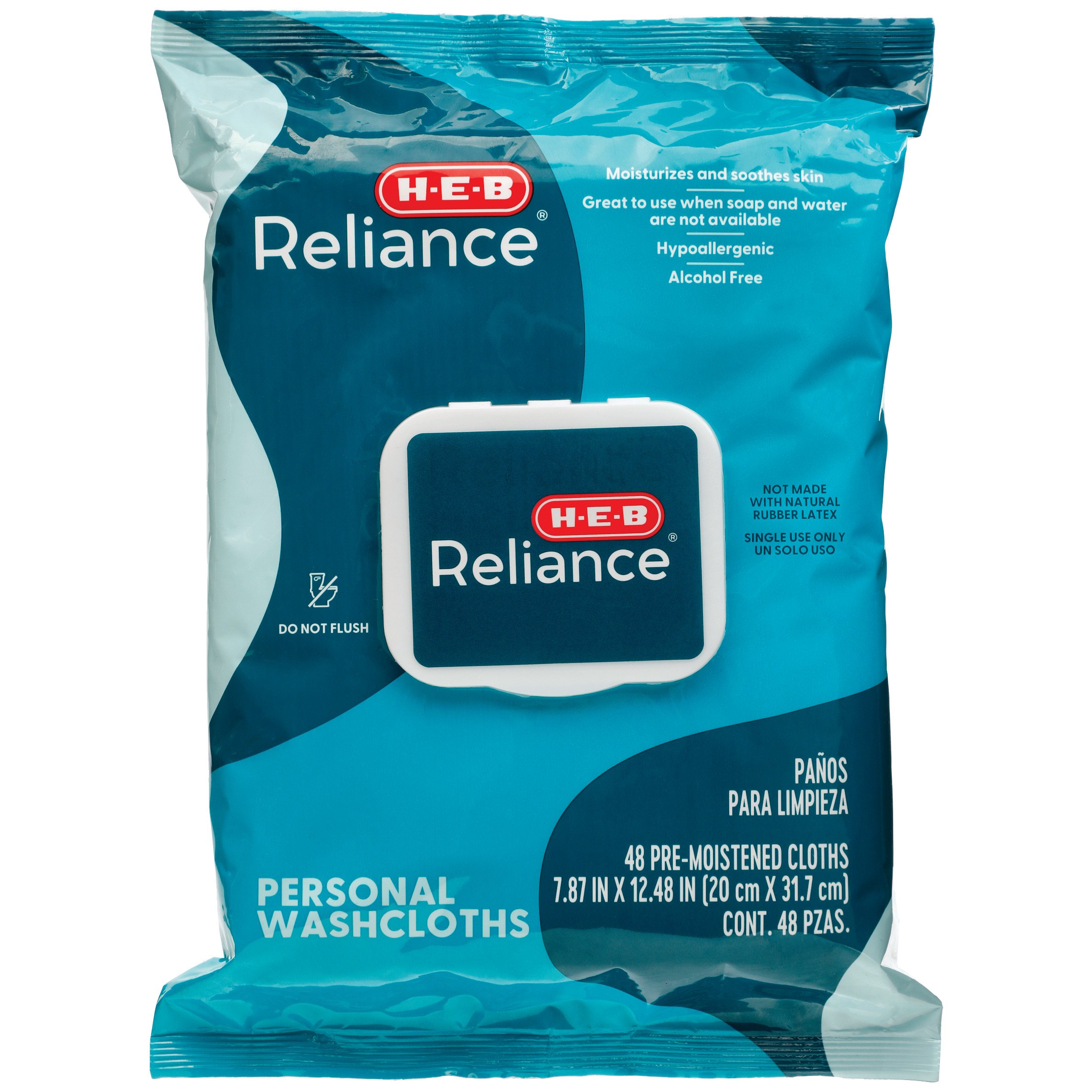 H-E-B Reliance Personal Washcloths - Shop Incontinence at H-E-B
