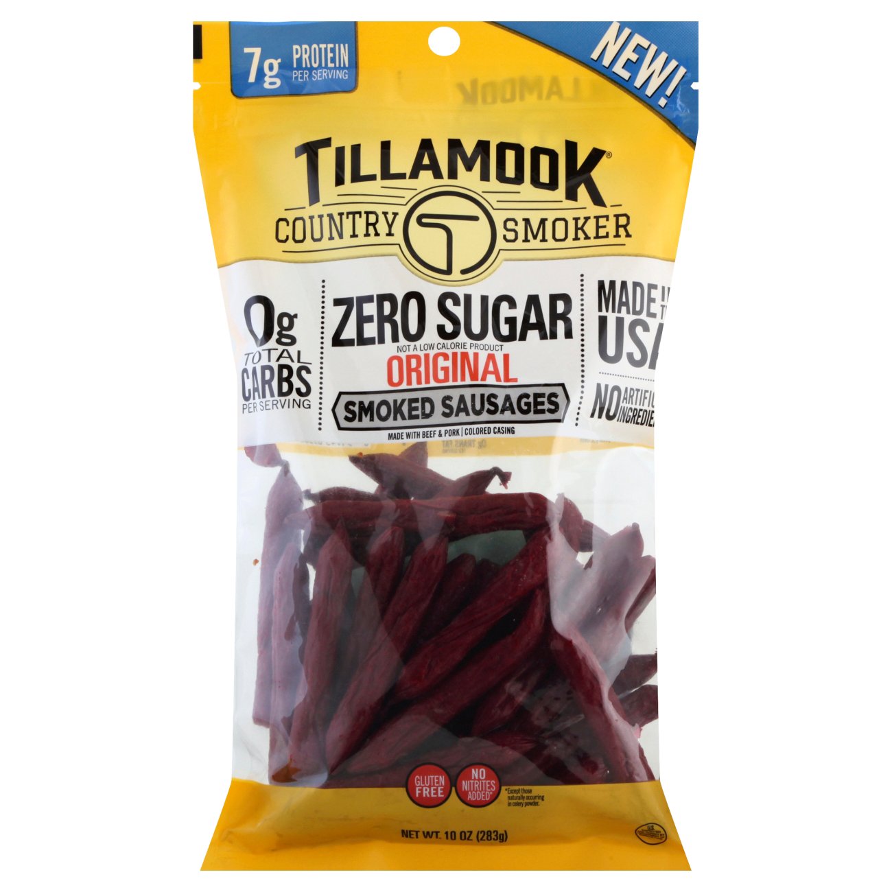 Tillamook Country Smoker 7g Protein Zero Sugar Smoked Sausages Meat ...