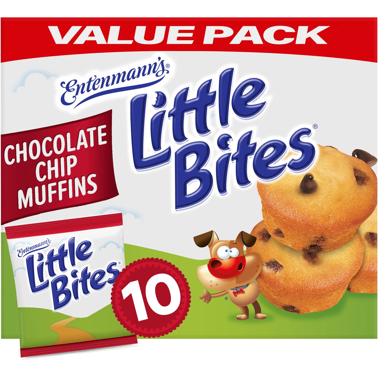 Entenmann's Little Bites Chocolate Chip Mini Muffins Packs - Shop Snack ...