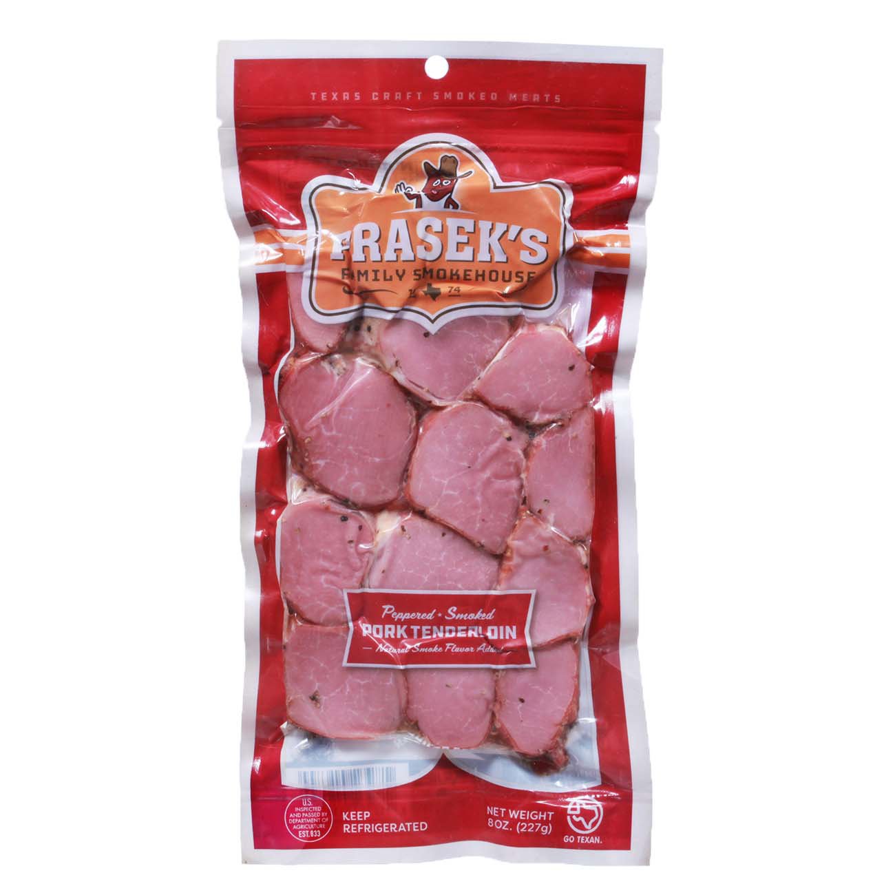 Prasek's Smoked Pork Tenderloin Peppered, Sliced - Shop Meat at H-E-B