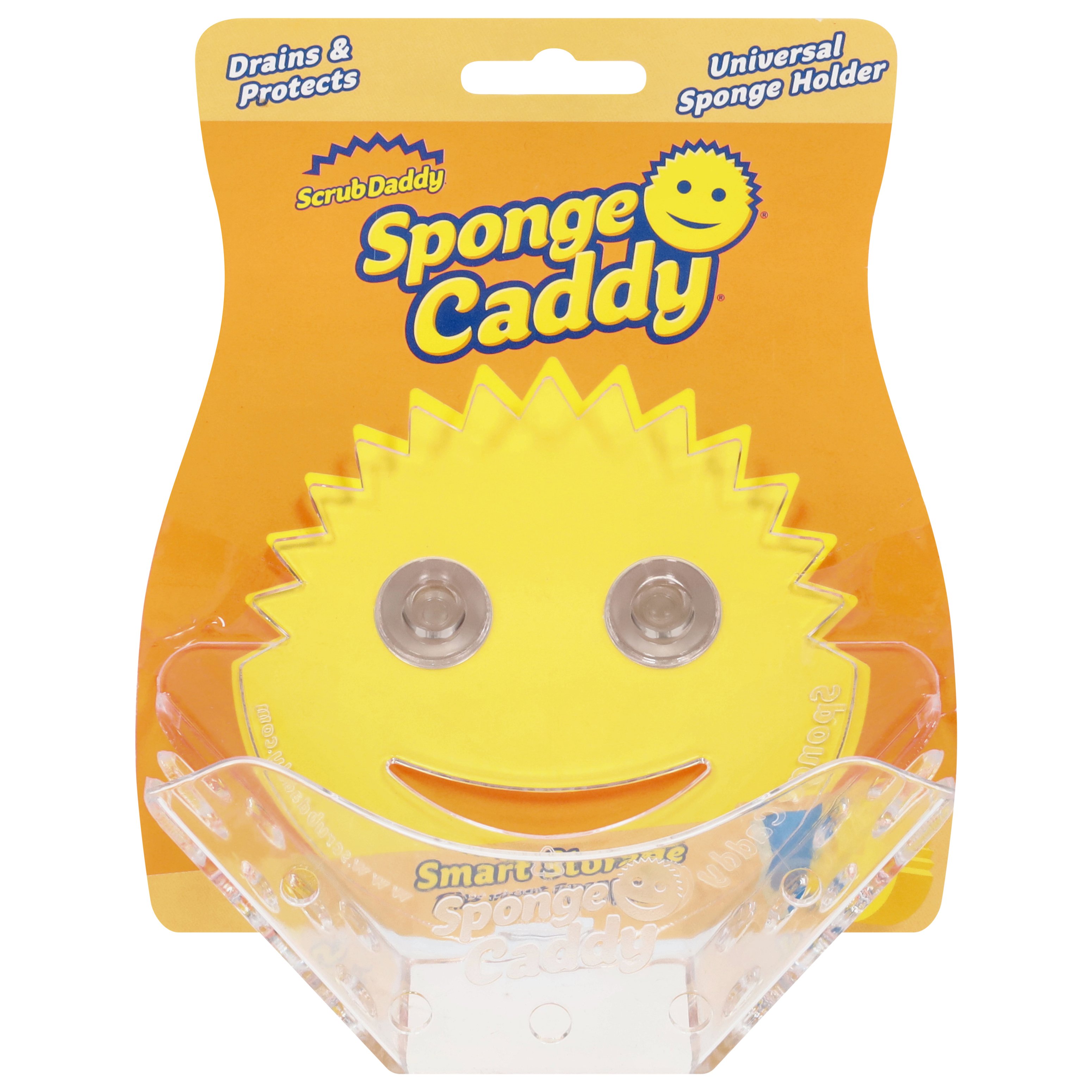 Scrub Daddy Sponge Caddy – Clear - Shop Sink & kitchen organizers at H-E-B