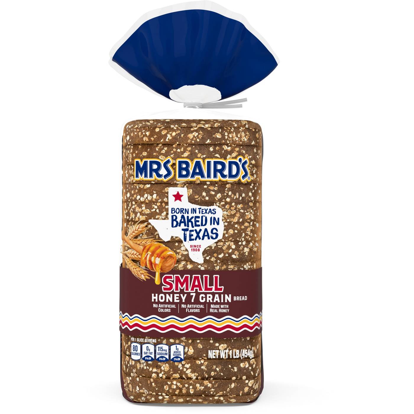 Mrs Baird's Small Honey 7 Grain Bread - Shop Sliced bread at H-E-B