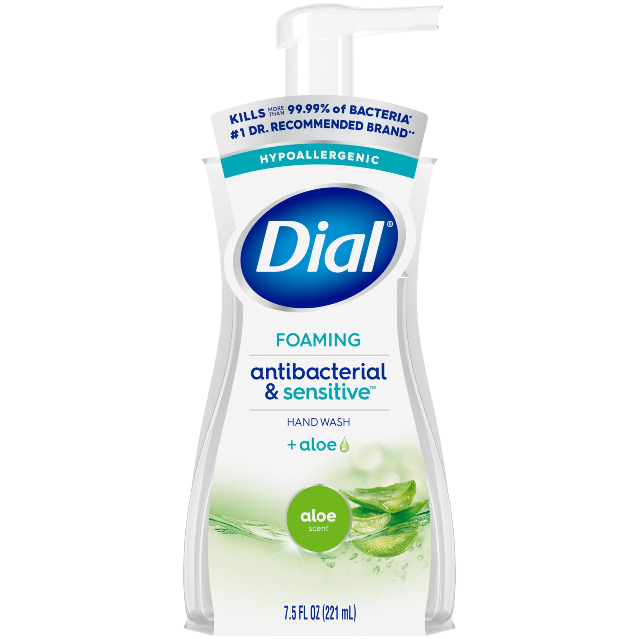 Dial Clean & Gentle Antibacterial Foaming Hand Wash - Aloe - Shop Hand ...