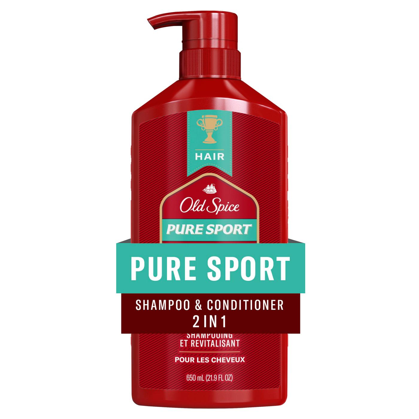 Old Spice 2 in 1 Shampoo Conditioner - Pure Sport - Shop Shampoo ...