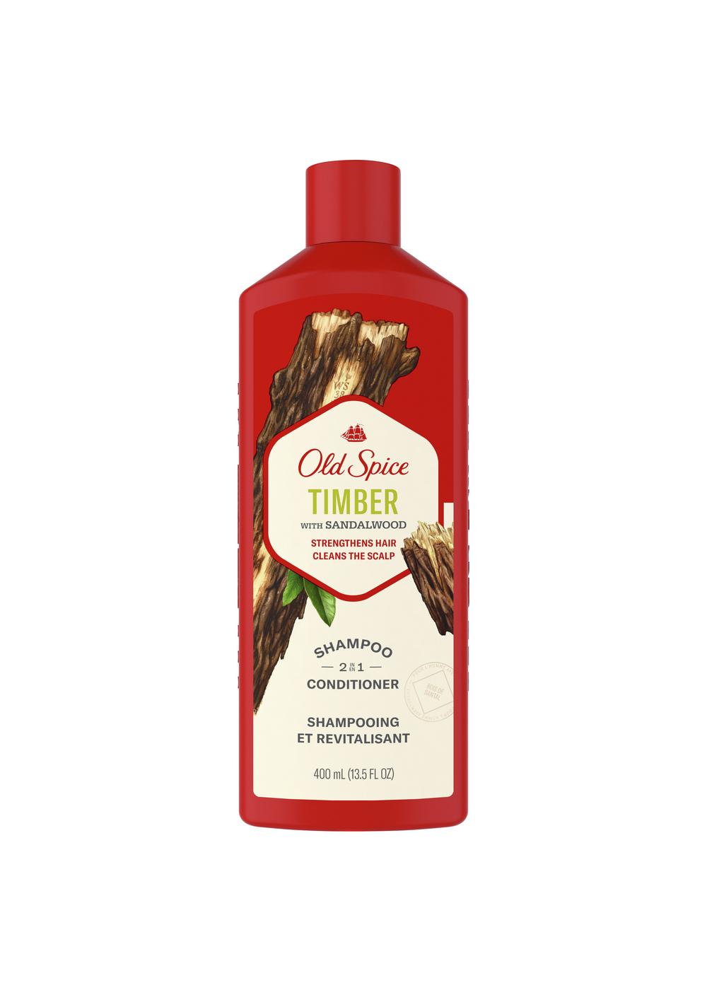 Old Spice 2 in 1 Shampoo Conditioner - Timber - Shop Shampoo ...