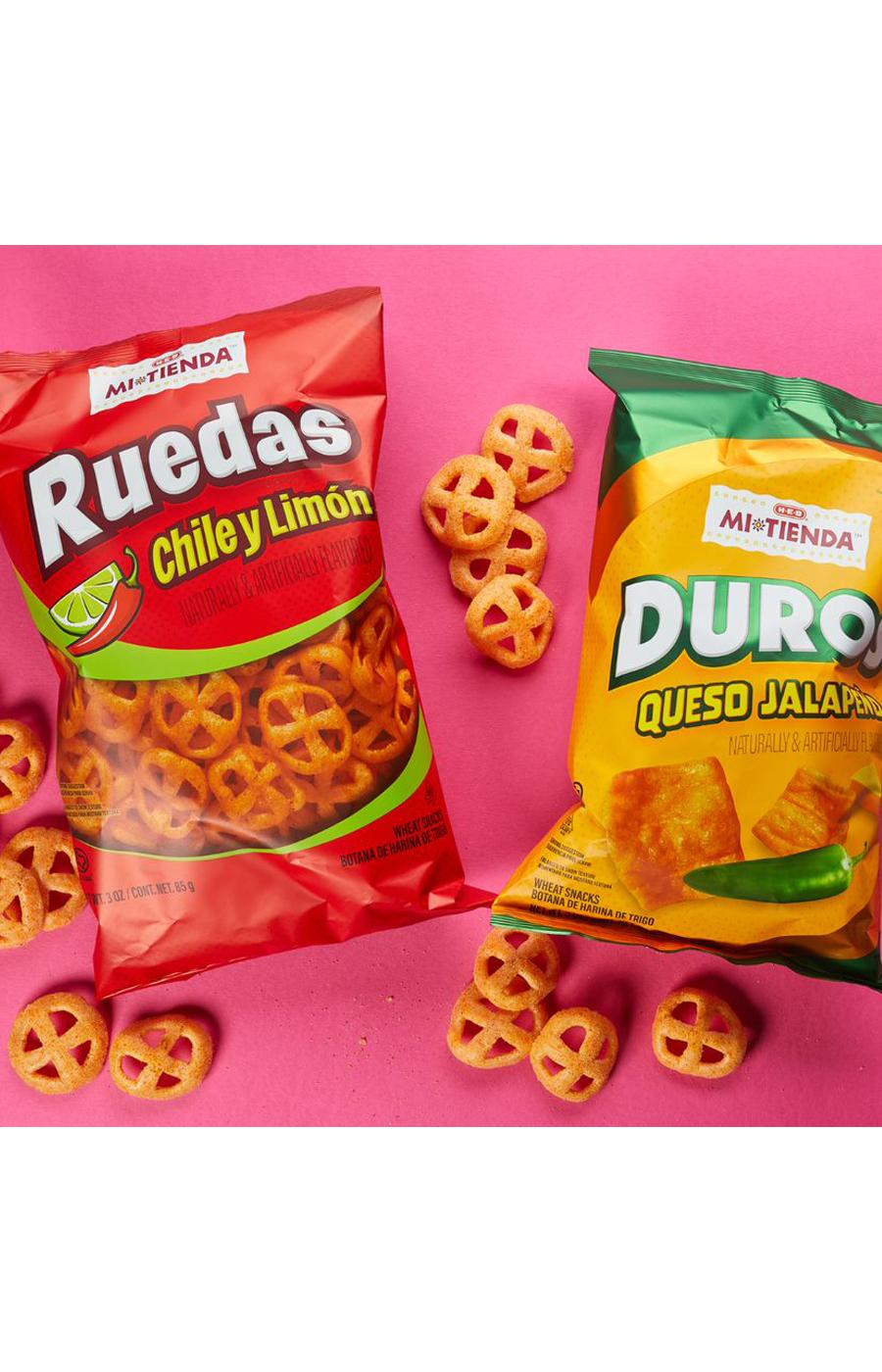 H-E-B Mi Tienda Ruedas Wheat Snacks - Chile y Limón - Shop Chips at H-E-B