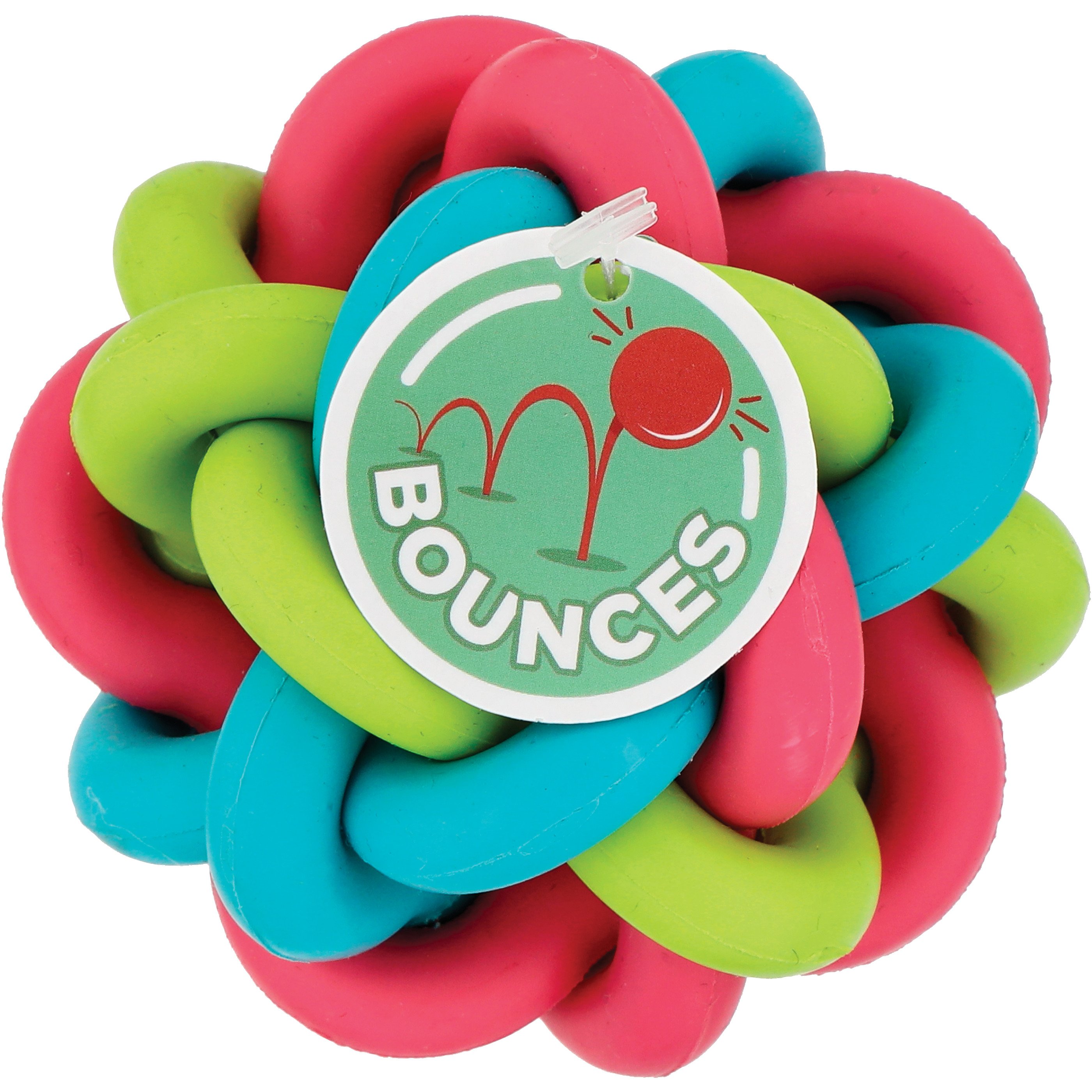 Woof & Whiskers Interwoven Rubber Ball Dog Toy - Shop Balls & fetch ...