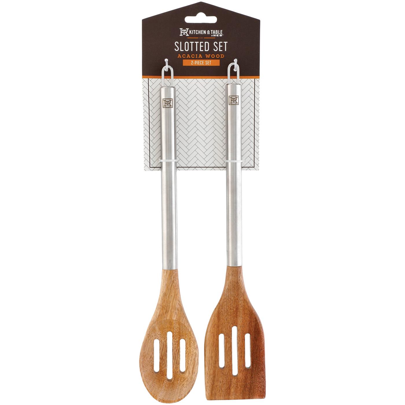 Kitchen & Table by H-E-B Acacia Wood Set - Shop Utensils & gadgets at H-E-B