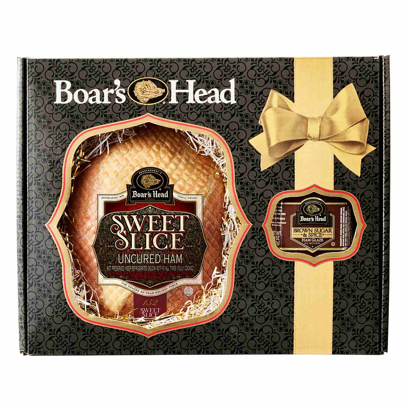 Boar's Head Holiday Gift Box - Sweet Slice Uncured Ham & Glaze - Shop ...