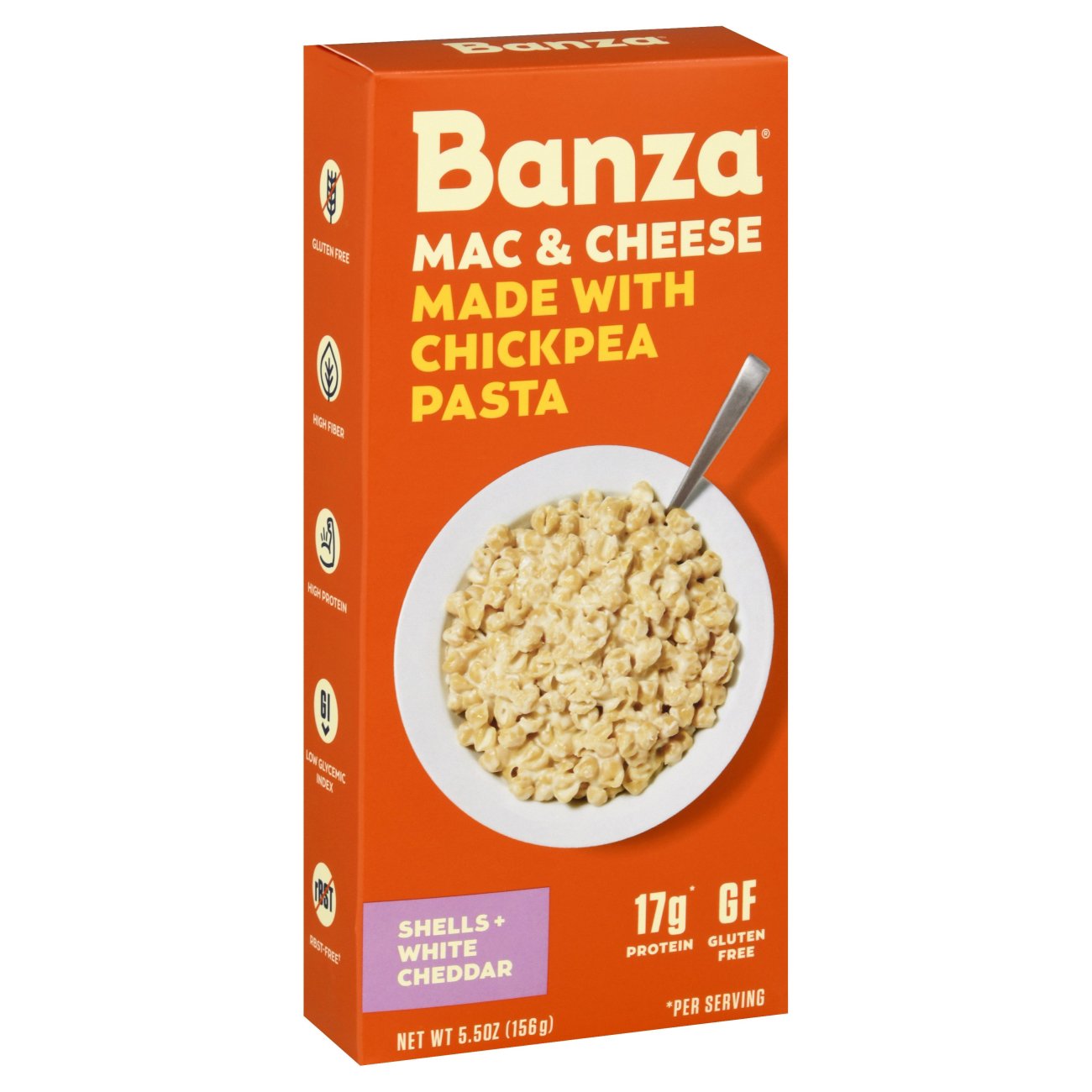 Banza 17g Protein Chickpea Pasta White Cheddar Mac & Cheese - Shop ...