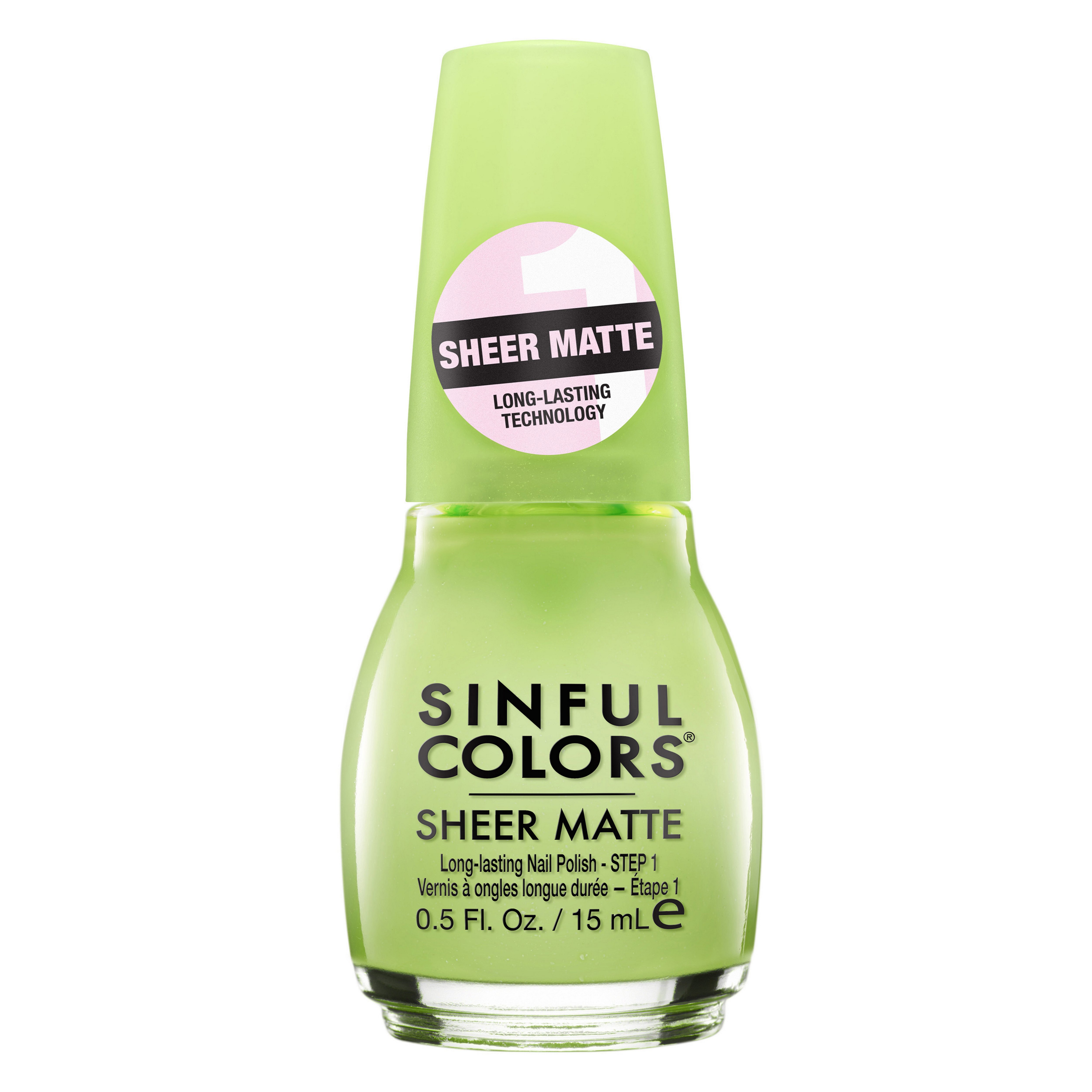 Sinful Colors Sheer Matte Nail Polish - Shr-treuse - Shop Nail polish at H-E-B