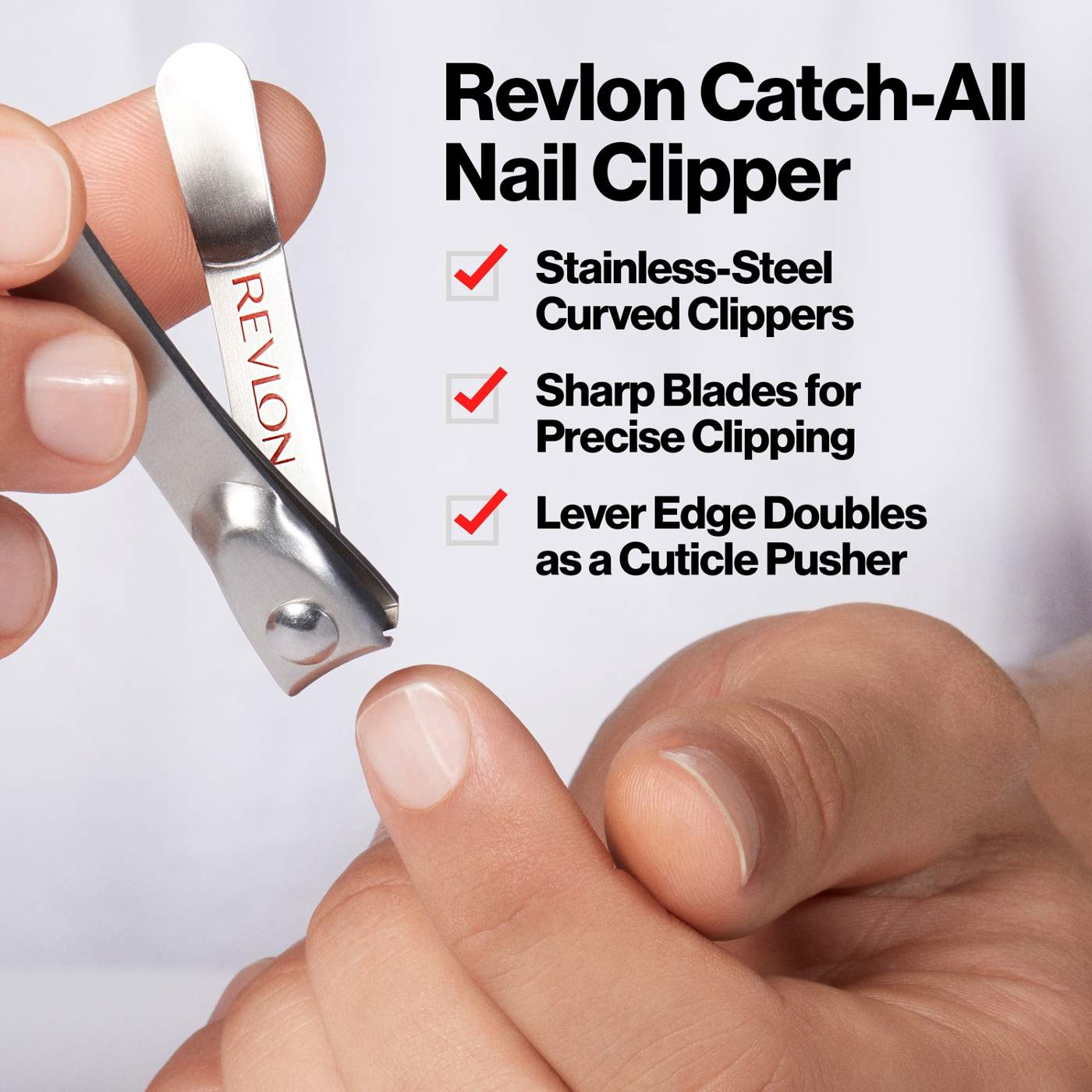 Revlon Catch All Nail Clipper - Shop Manicure & pedicure tools at H-E-B