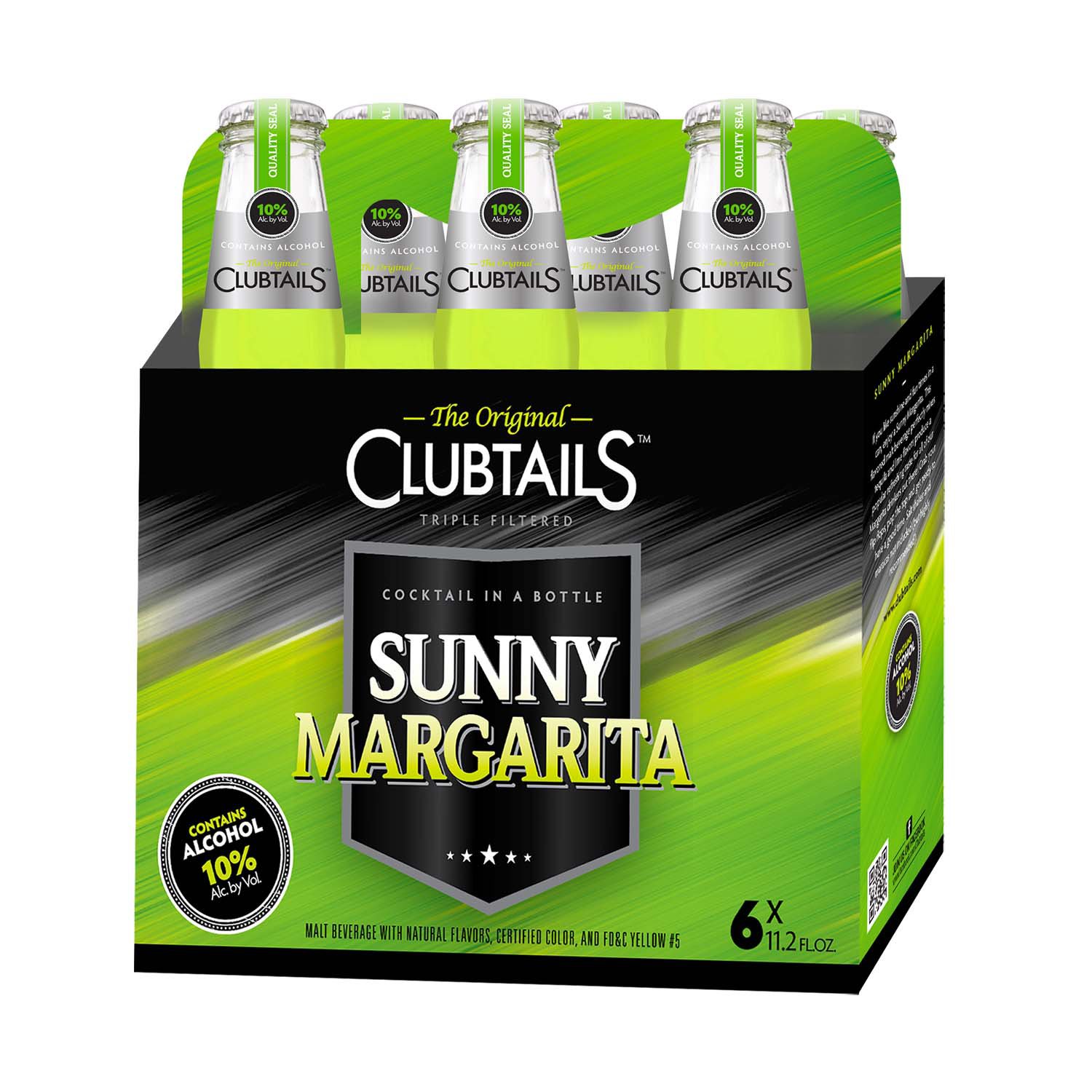 Clubtails Sunny Margarita 11.2 oz Bottles - Shop Malt beverages ...