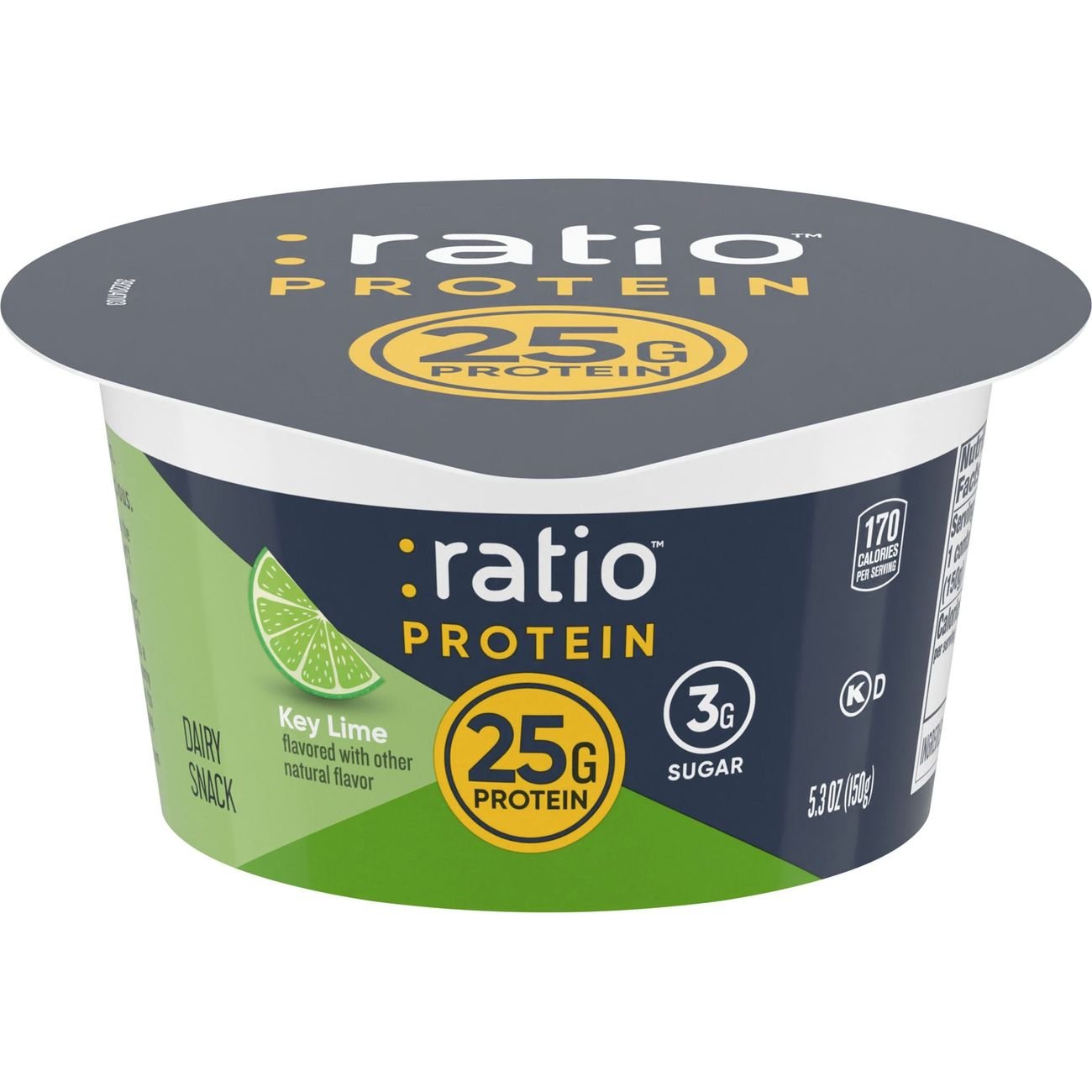 :ratio 25g Protein Key Lime Dairy Snack - Shop Yogurt at H-E-B