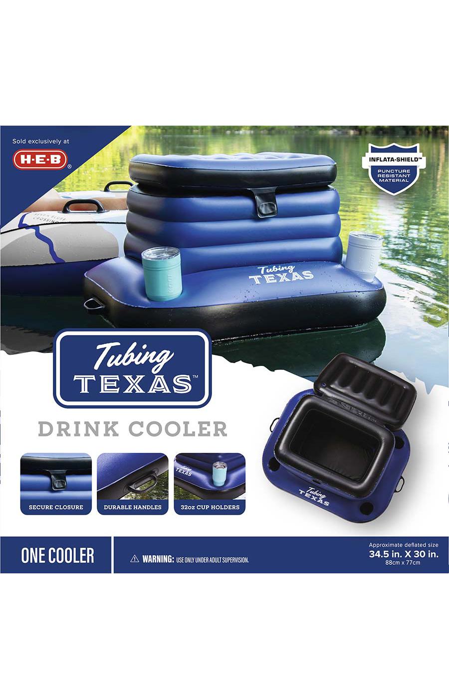H-E-B Tubing Texas Inflatable Drink Cooler - Shop Floats at H-E-B