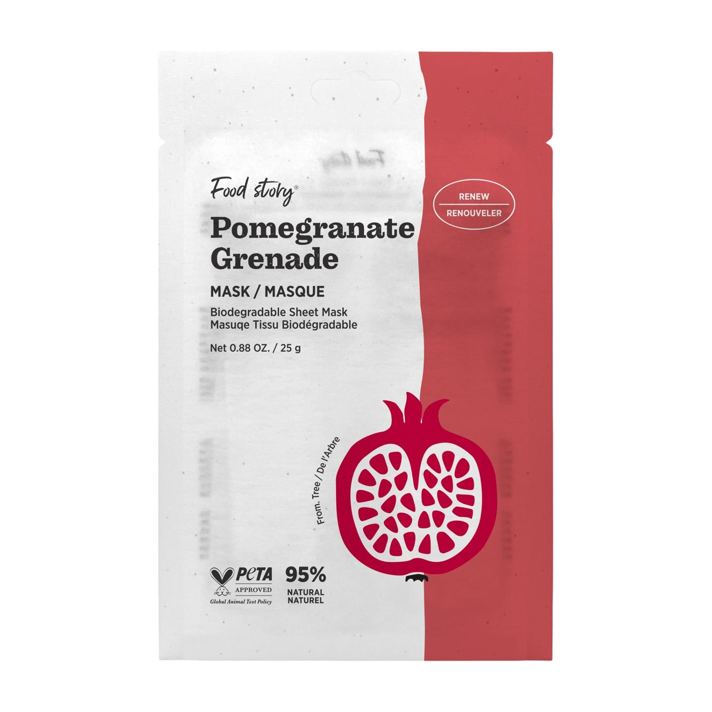 Soo'AE Food Story Pomegranate Mask - Shop Facial masks & treatments at ...