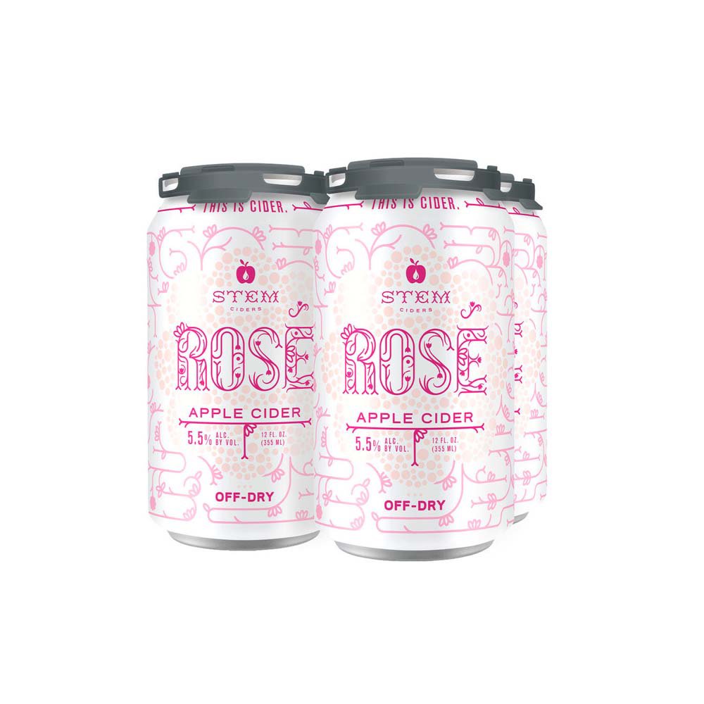 STEM Ciders Rose Apple Cider 12 oz Cans - Shop Beer at H-E-B