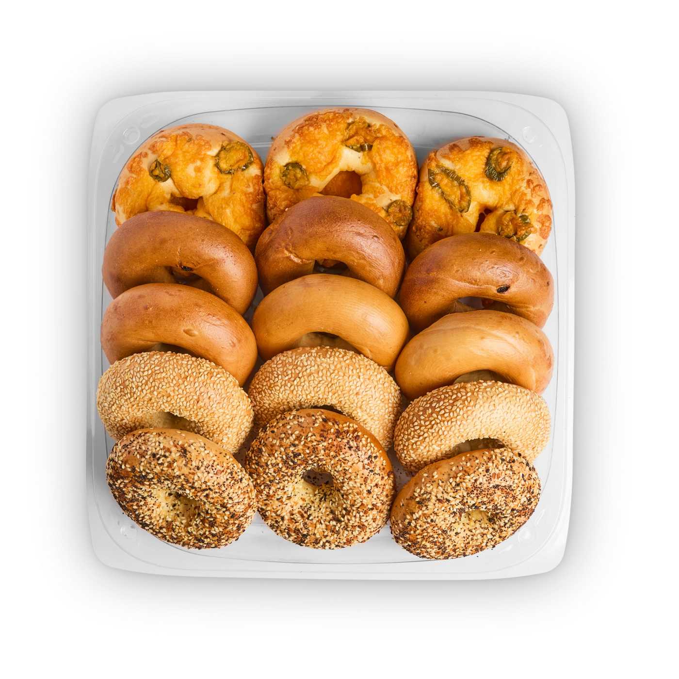 H-E-B Bakery Party Tray - Assorted Bagels - Shop Standard party trays ...