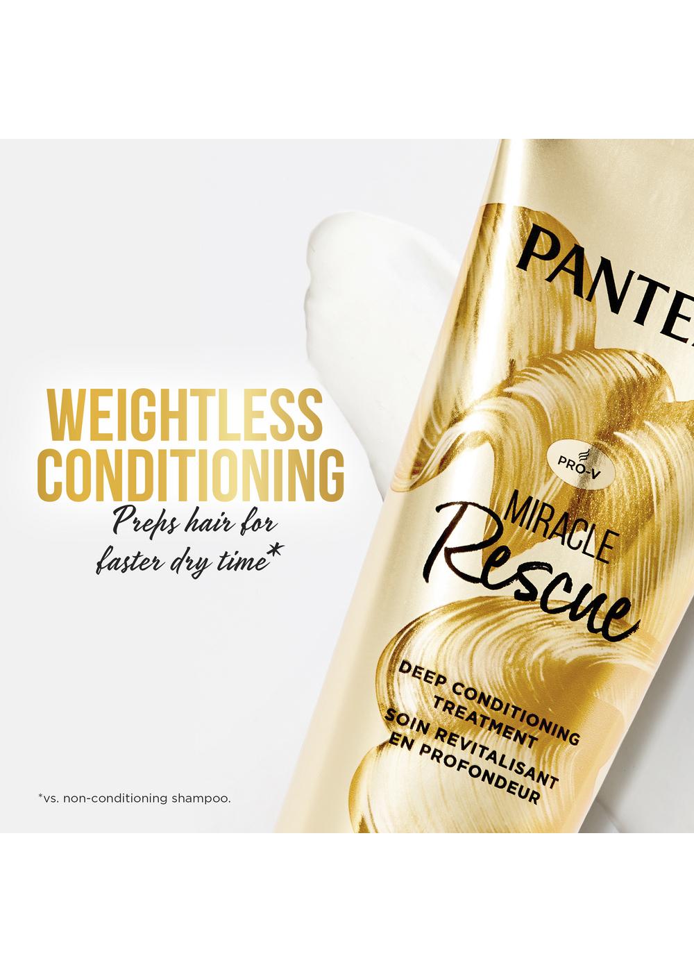 Pantene Miracle Rescue Deep Conditioner Hair Treatment - Shop Styling ...