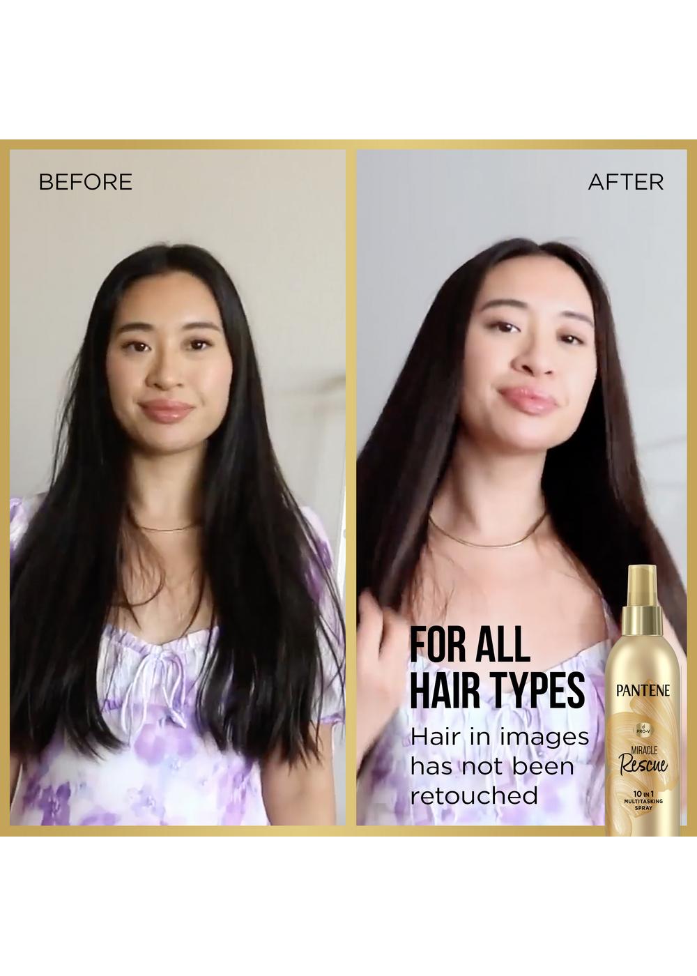 Pantene Miracle Rescue 10-in-1 Multitasking Leave-in Conditioner Spray ...